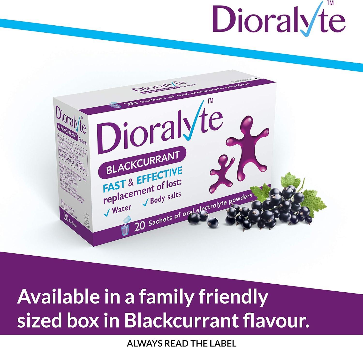 Dioralyte Blackcurrant Flavour - Fast & Effective Dehydration ...