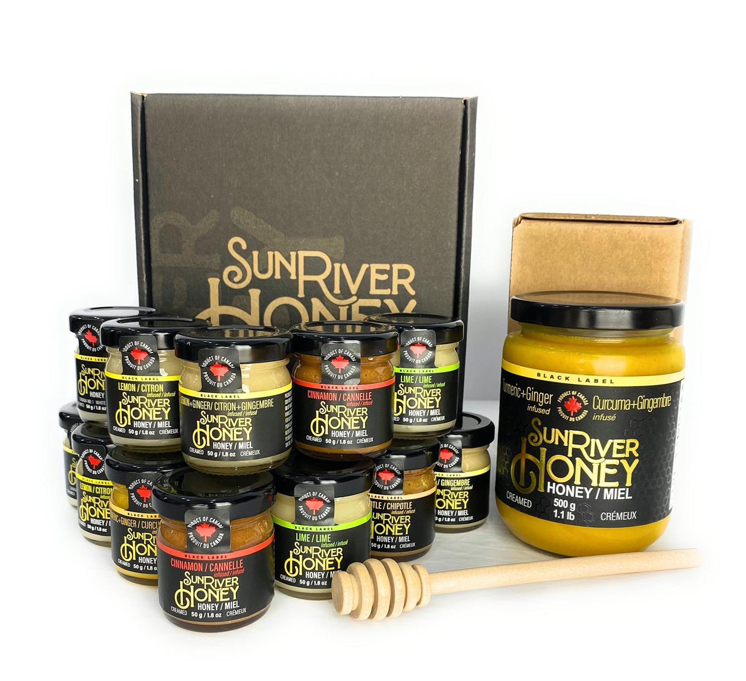 Sun River Honey Flavoured Honey Infusions (Mini Collection + Turmeric ...