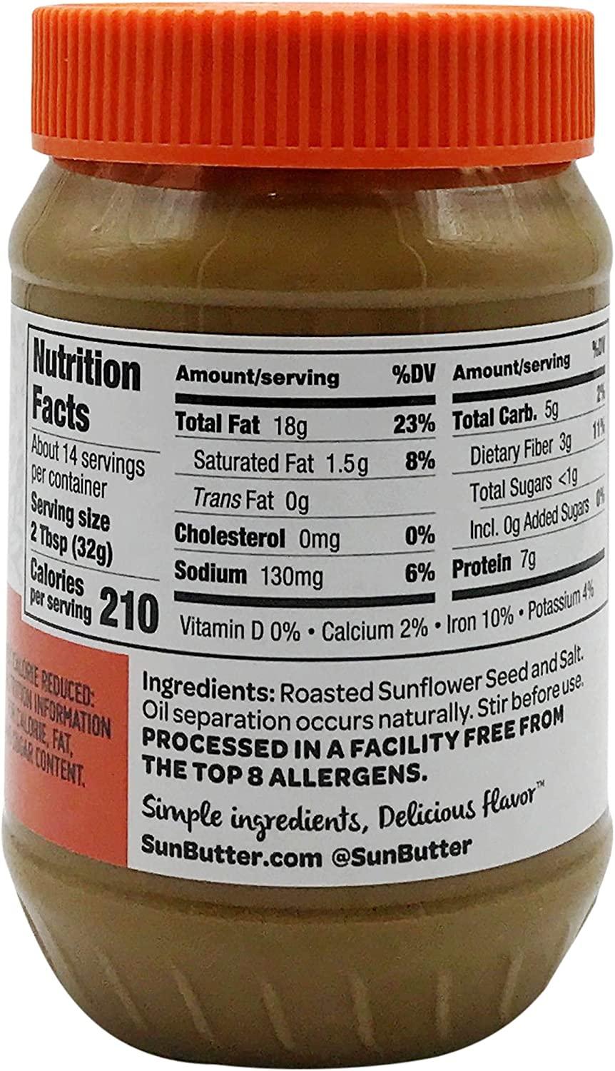 SunButter Sunflower Seed Spread - No Sugar Added - 16 oz | Buy Now with ...