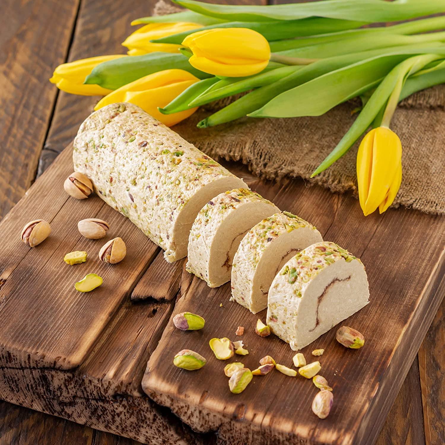 ABDURRAHMAN TATLICI Turkish Halva Dessert Abdurrahman Tatlici Tahini ...