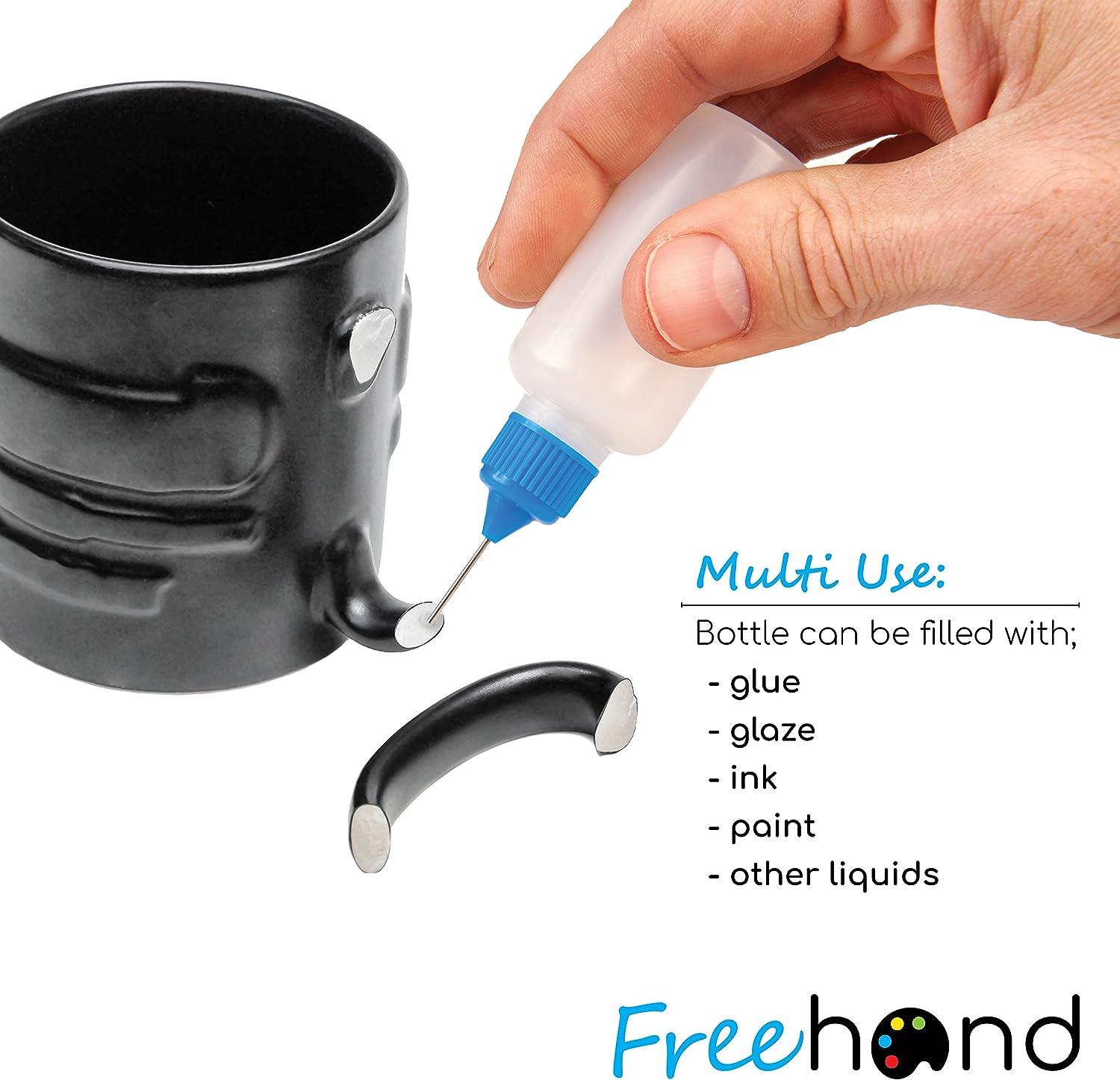 Precision Tip Applicator Bottle Four 1 Oz. Bottles and 12 Tips for ...