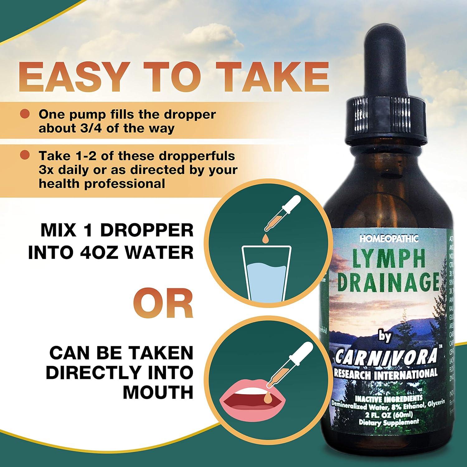 Carnivora Lymph Drainage Drops - Cleanse & Stimulate Lymphatic System ...