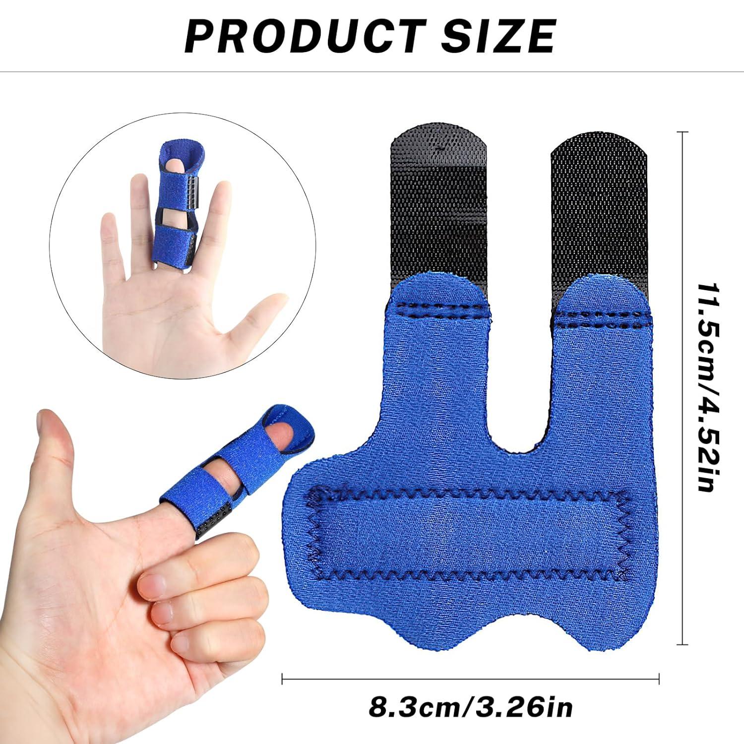 Farmigood Trigger Finger Splint 2Pcs Adjustable Finger Support Finger ...