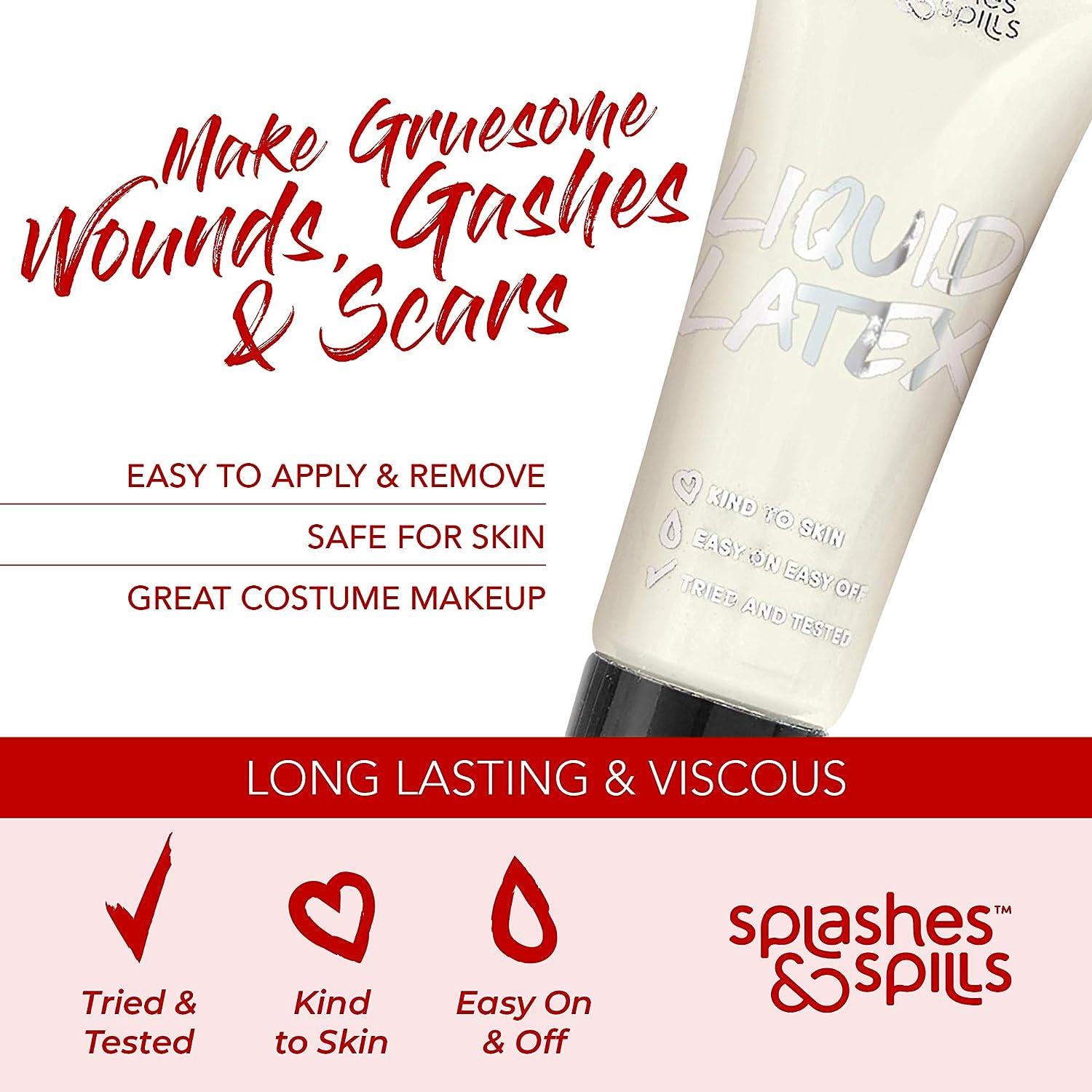 30ml Splashes & Spills Liquid Latex Face & Body Paint - Special Effects ...