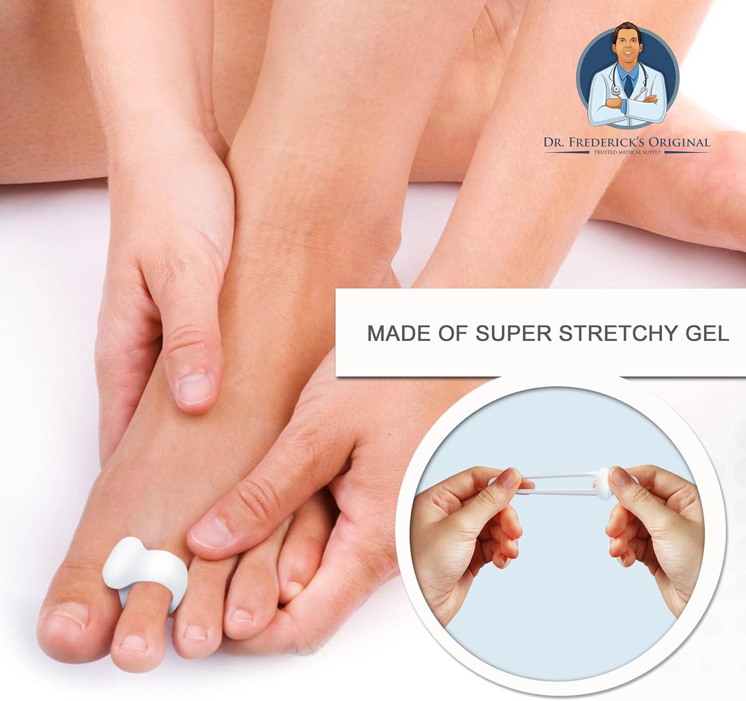 Dr. Frederick's Original Bunion Toe Spacers - Soft Gel Bunion Splint ...