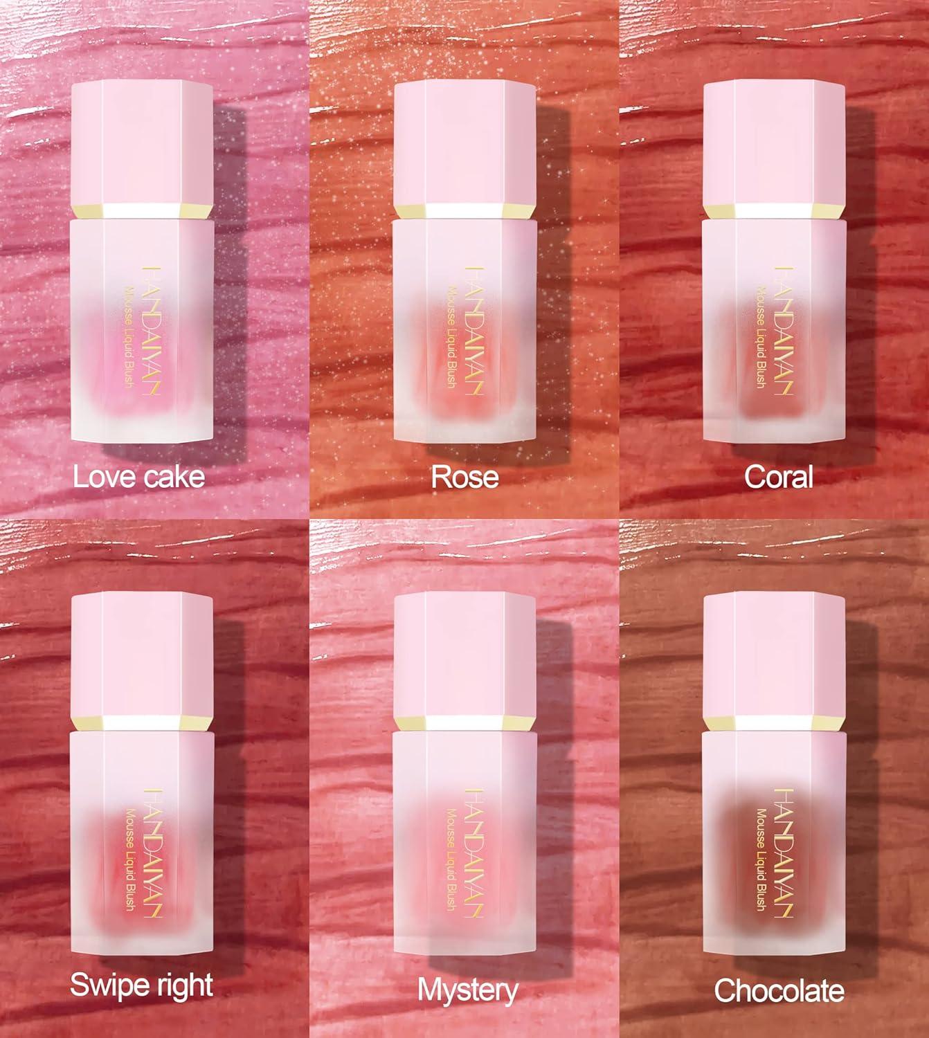 Matte Cream Blush Soft Lightweight Liquid Blush for Cheeks Natural ...