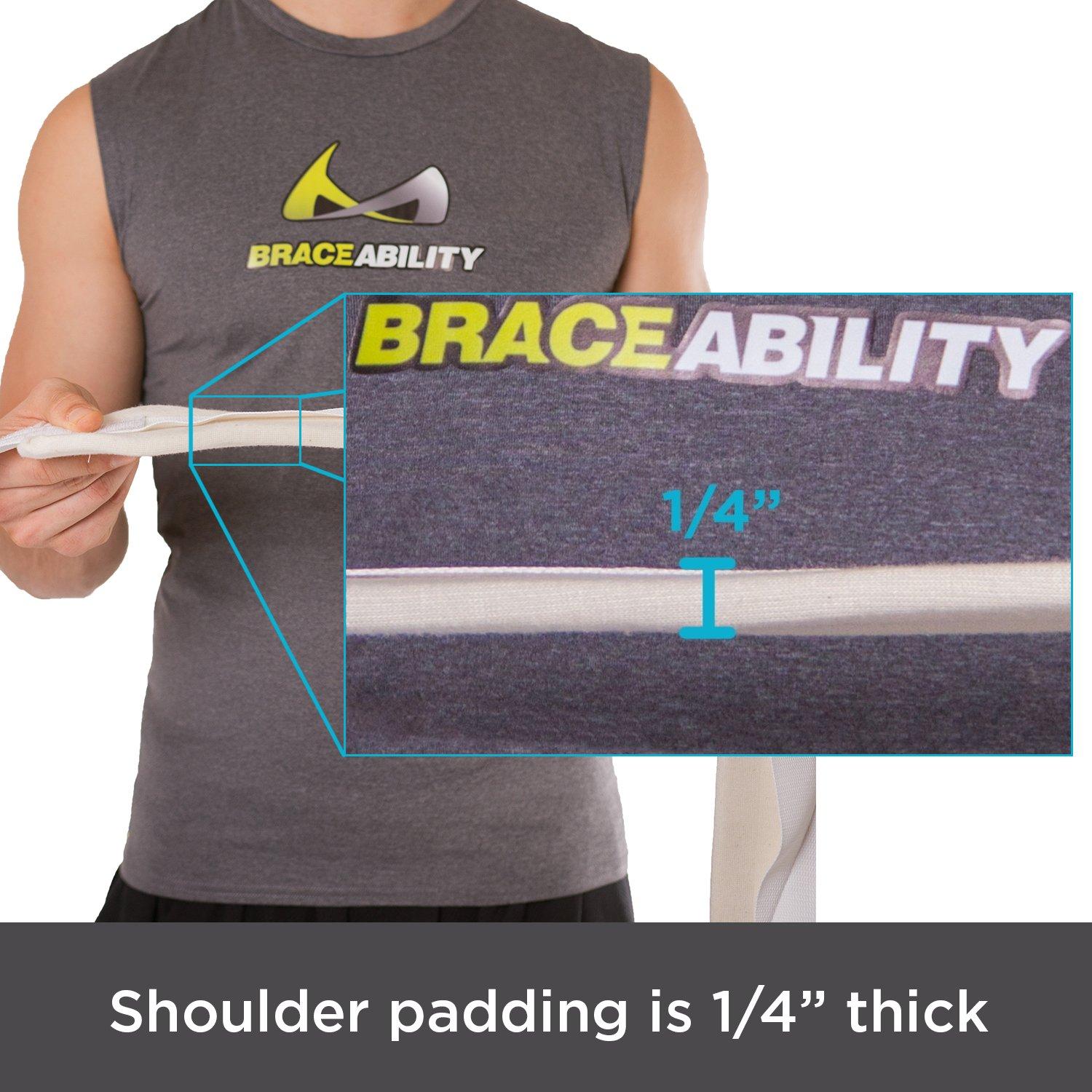 BraceAbility Figure 8 Clavicle Brace & Posture Corrector | Small Size ...
