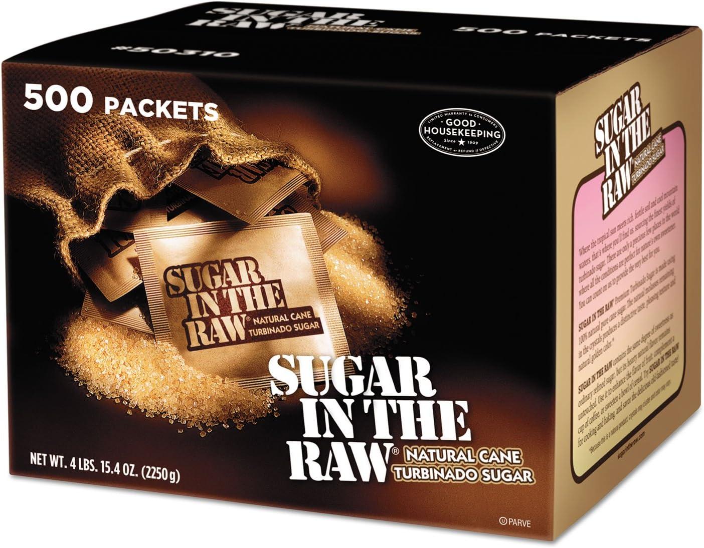 Buy Raw Sugar Packets - 0.18 oz 500 Count | Bulk Sugar for ...