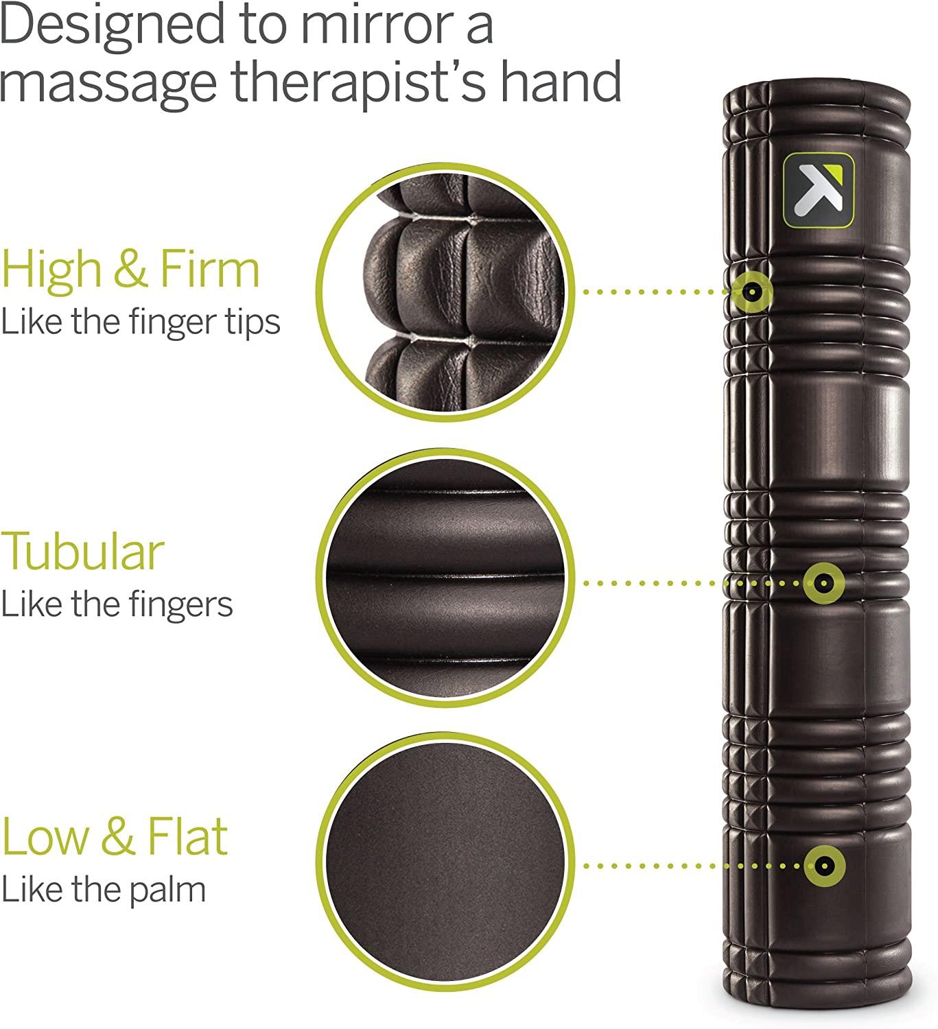 GRID Patented Multi-Density Foam Massage Roller for Exercise & Muscle ...