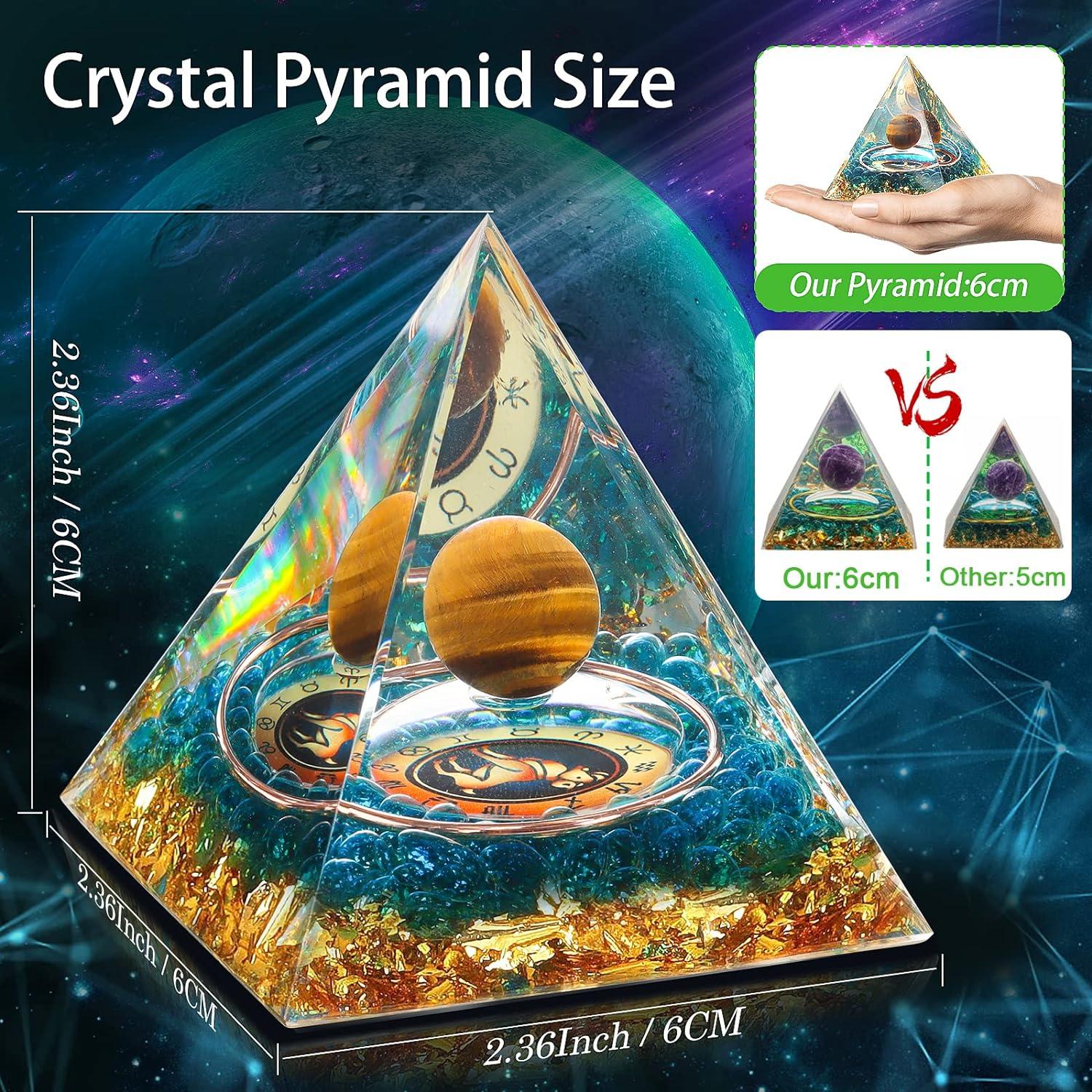 HuiJuKeJi Healing Crystals Taurus Orgonit Pyramid Constellation Gifts ...