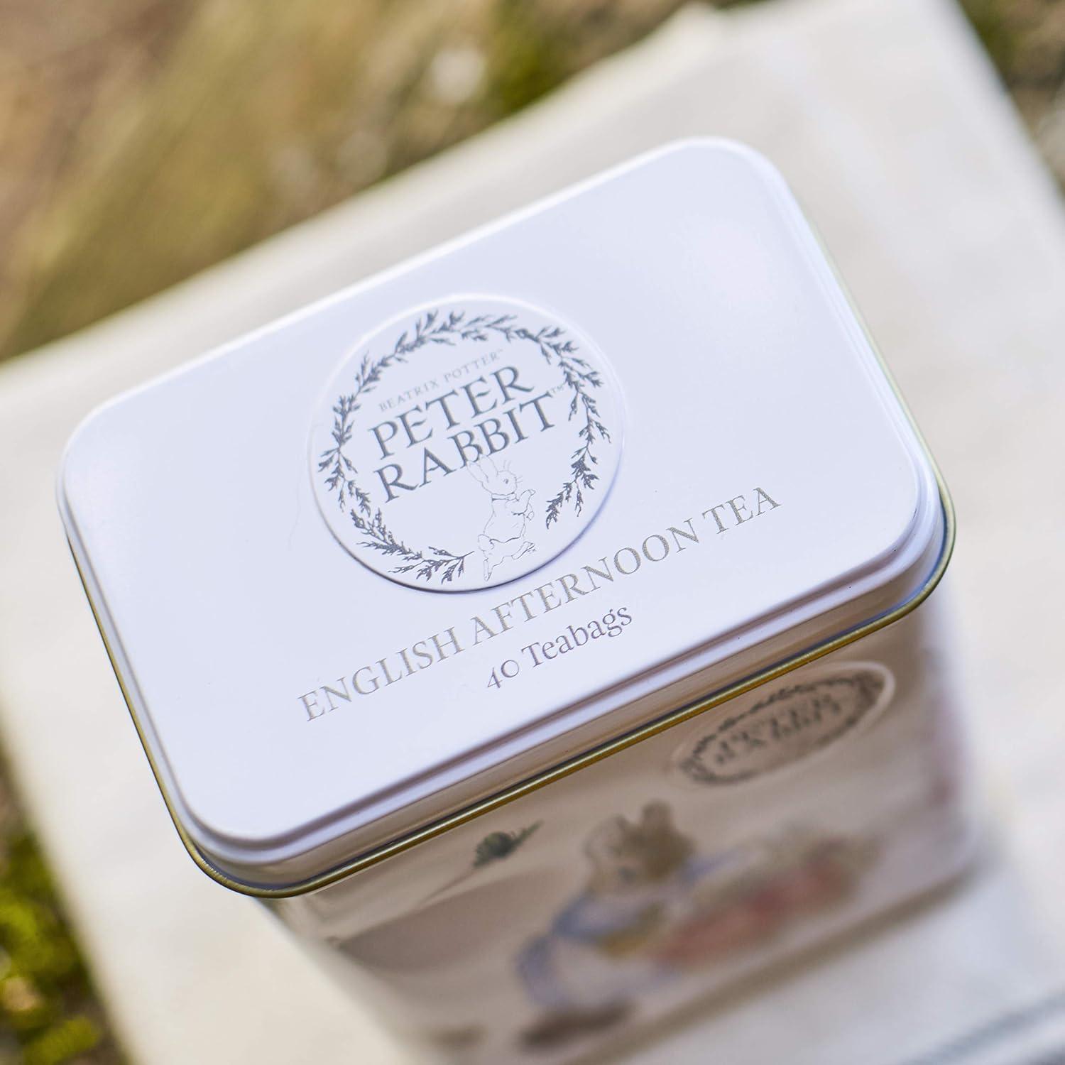 New English Teas Peter Rabbit Tea Caddy with 40 English Afternoon ...