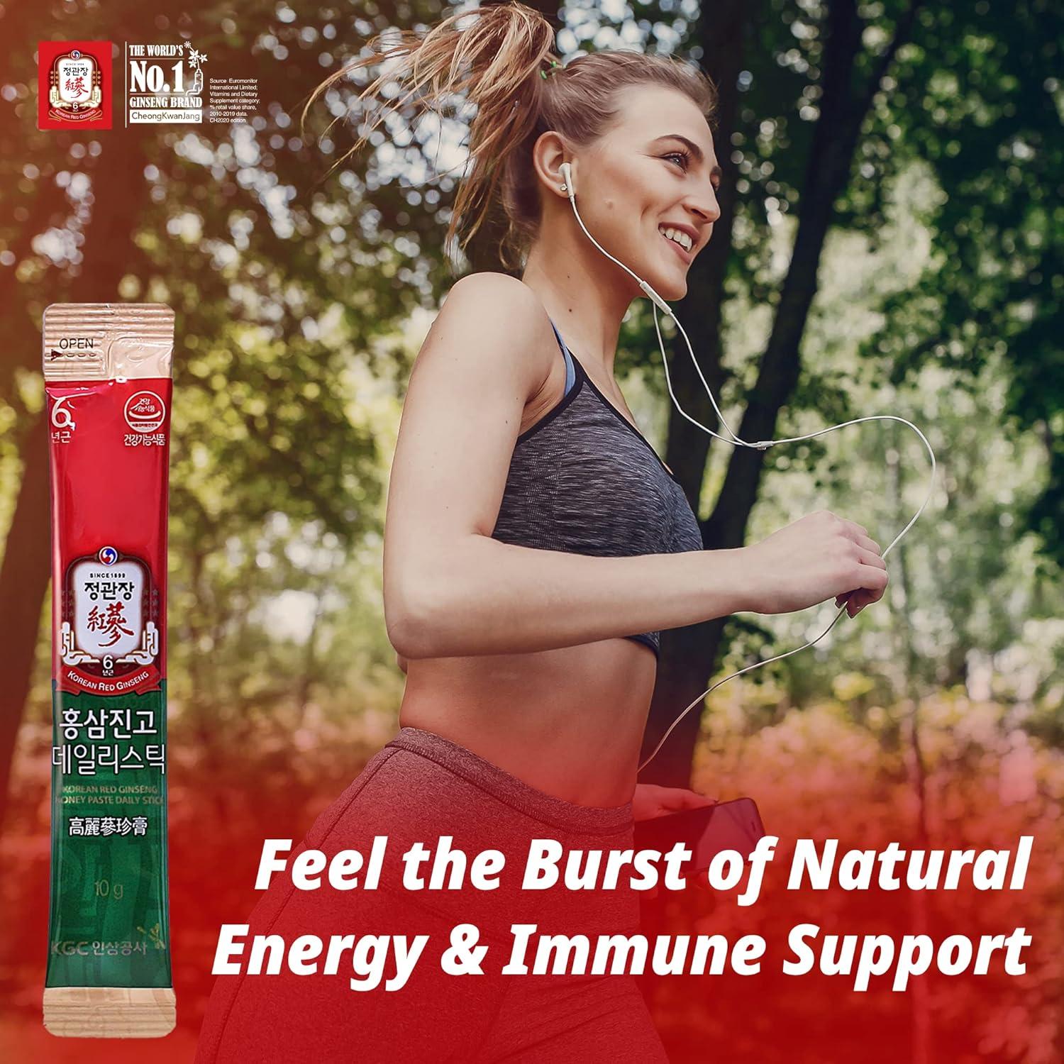 CheongKwanJang Ginseng Honey Sticks with Poria Mushroom Rehmannia ...