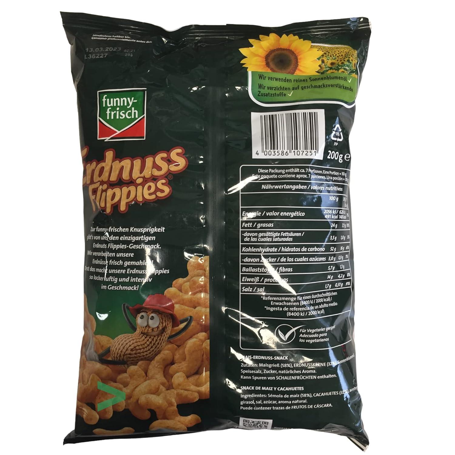 Buy Funny Fresh Peanut Flippies - Classic Snacks (200g Bag ...