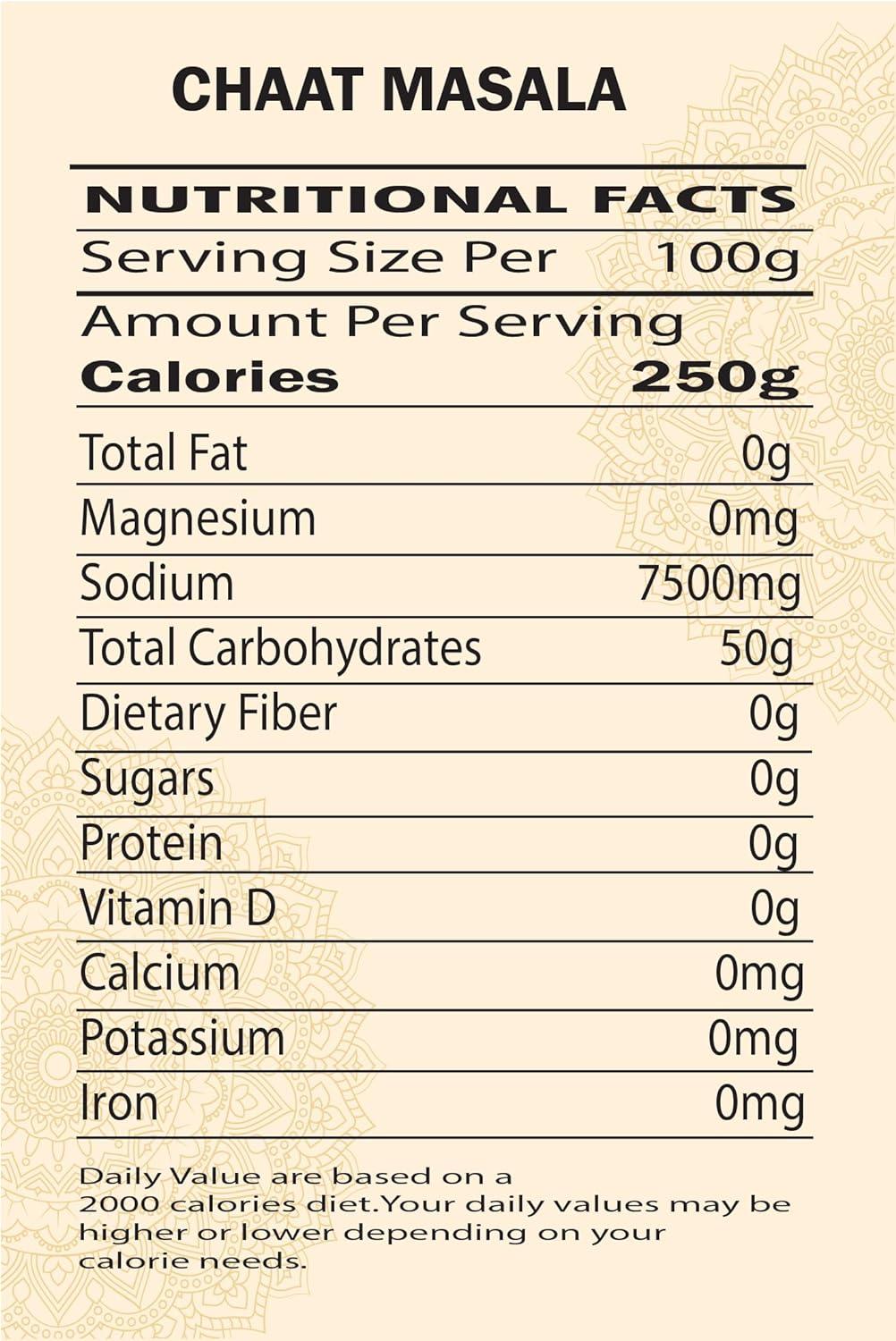 Chaat Masala 200g - The Worldwide Mint's Blend | Premium Artisan Spice ...