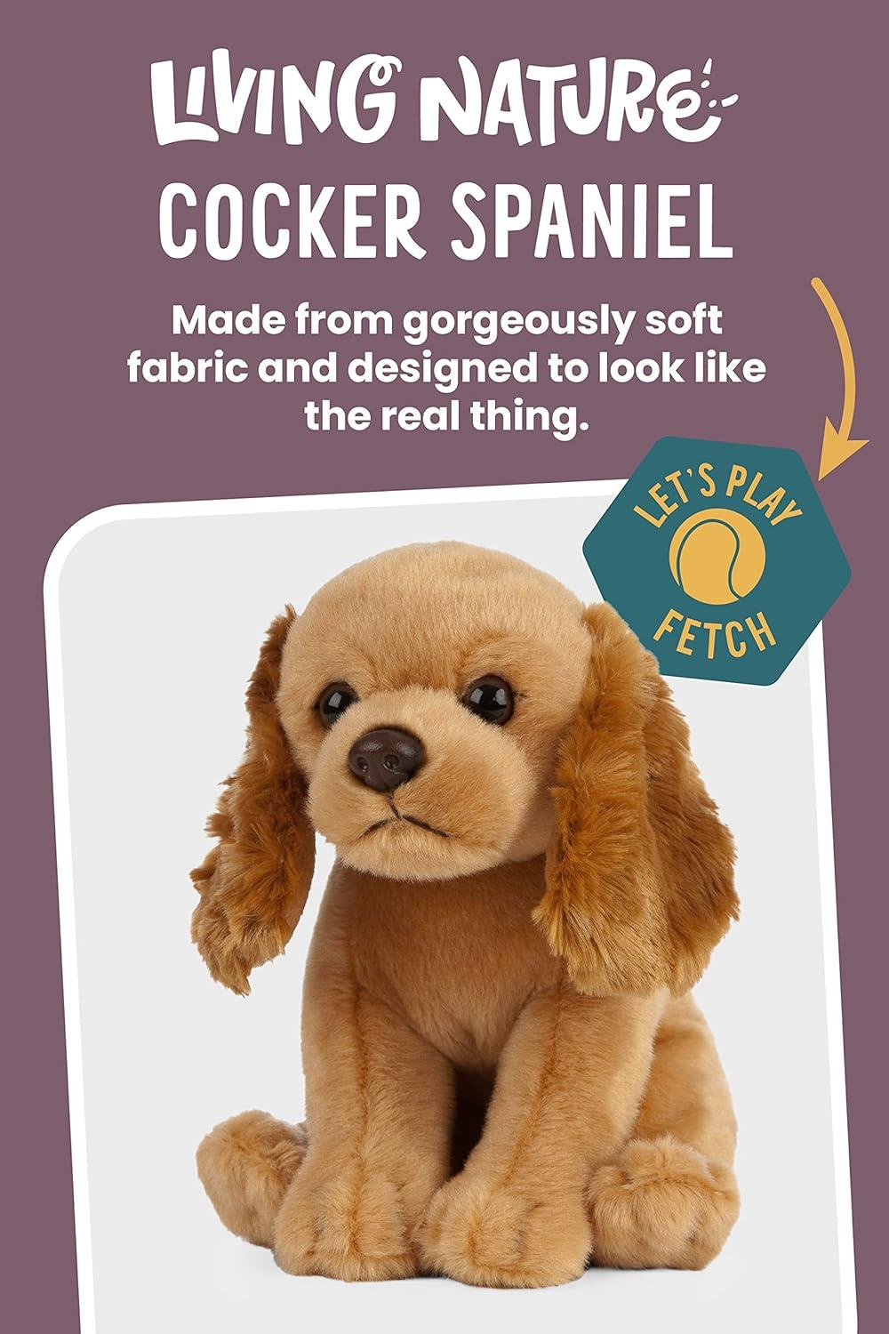 Living Nature Cocker Spaniel Puppy Soft Toy - 16cm | Buy Now with ...