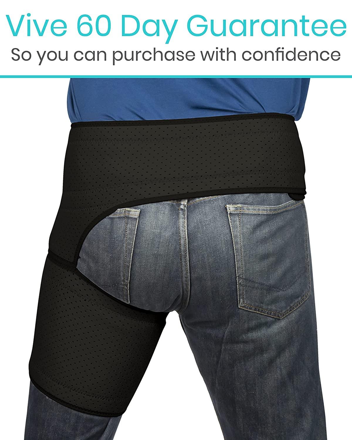 Vive Groin and Hip Brace - Sciatica Wrap for Men and Women ...