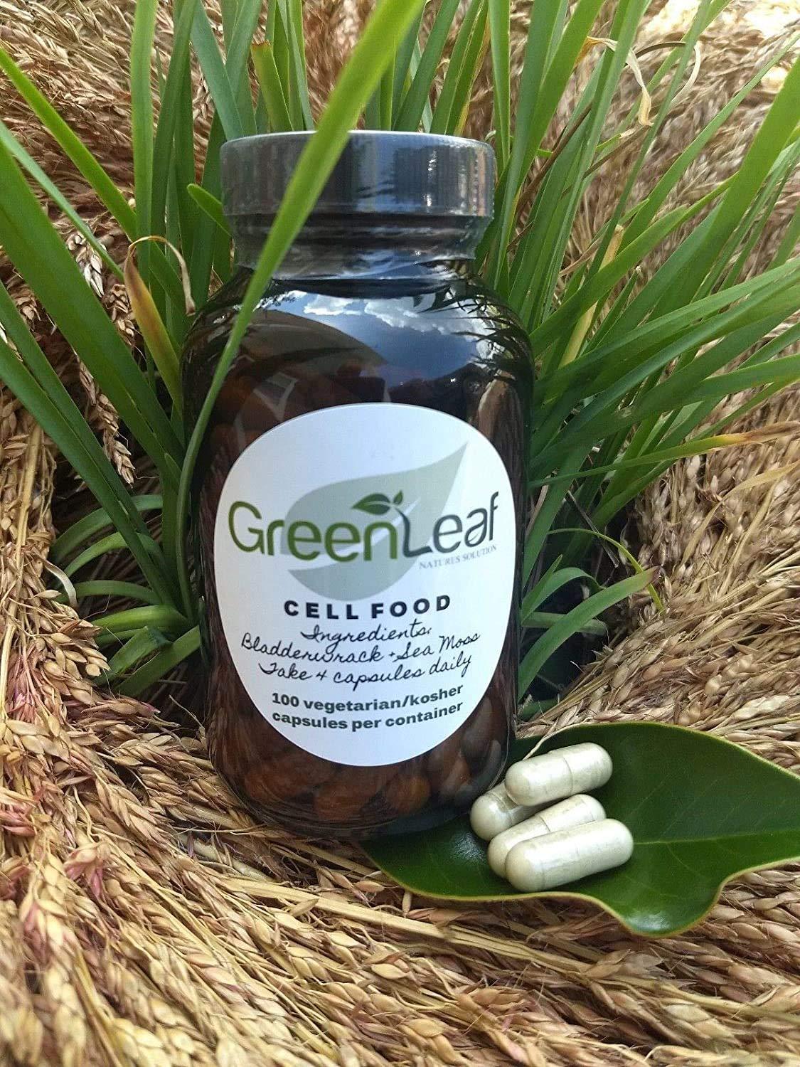 Dr. Sebi Sea Moss & Bladderwrack Capsules - Organic Superfood Blend ...