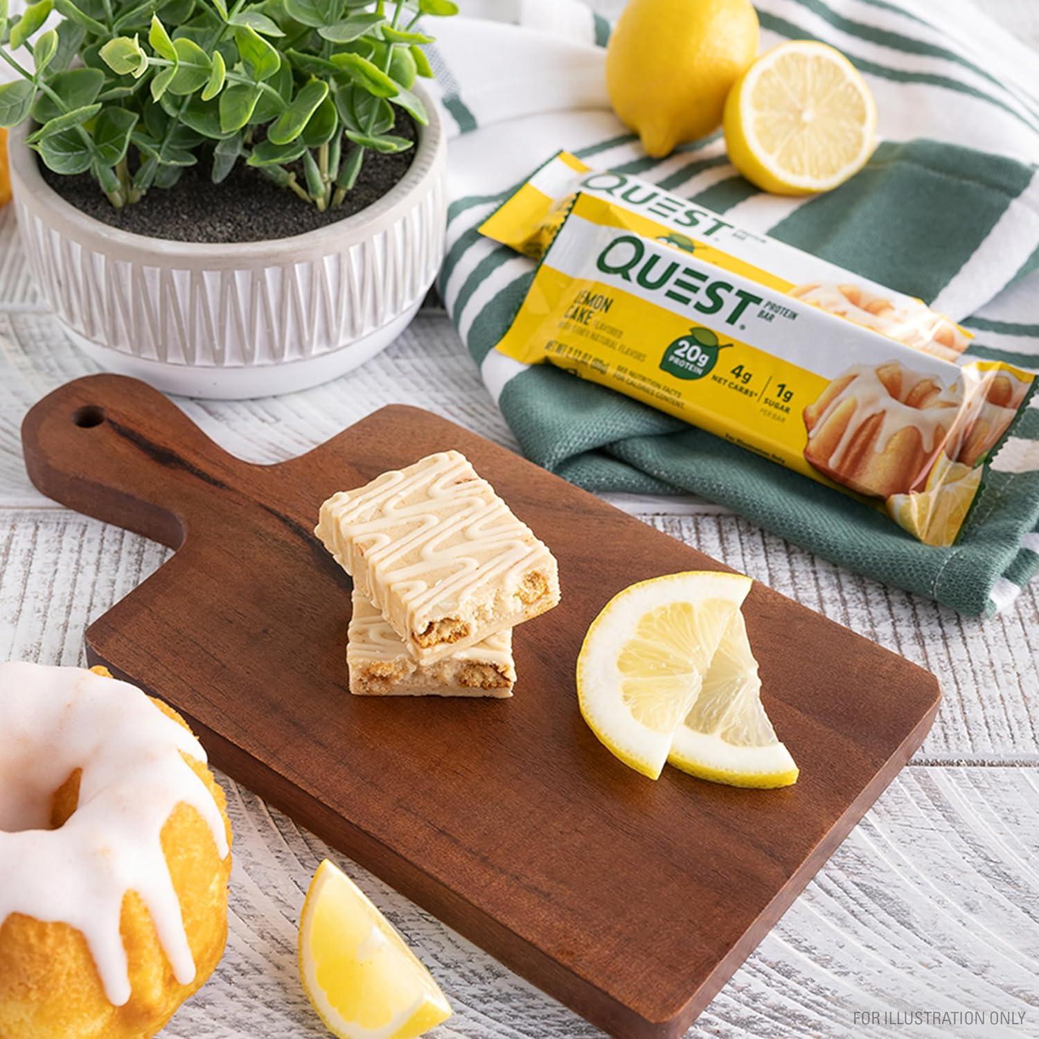 Quest Bar Lemon Cake 12/Box - Delicious High-protein Snack | Buy Now ...