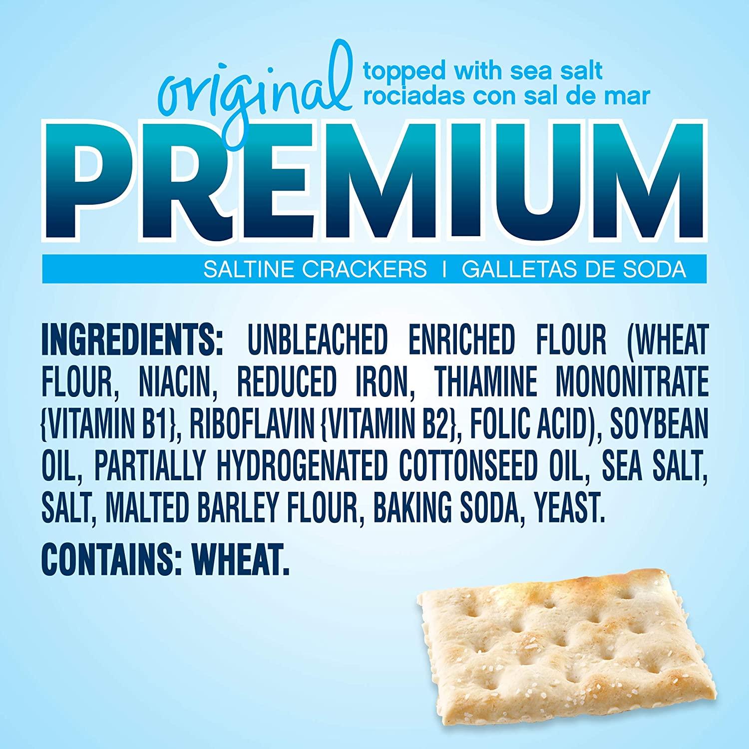 Premium Original Saltine Crackers 16 oz - Delicious Snack for Any ...