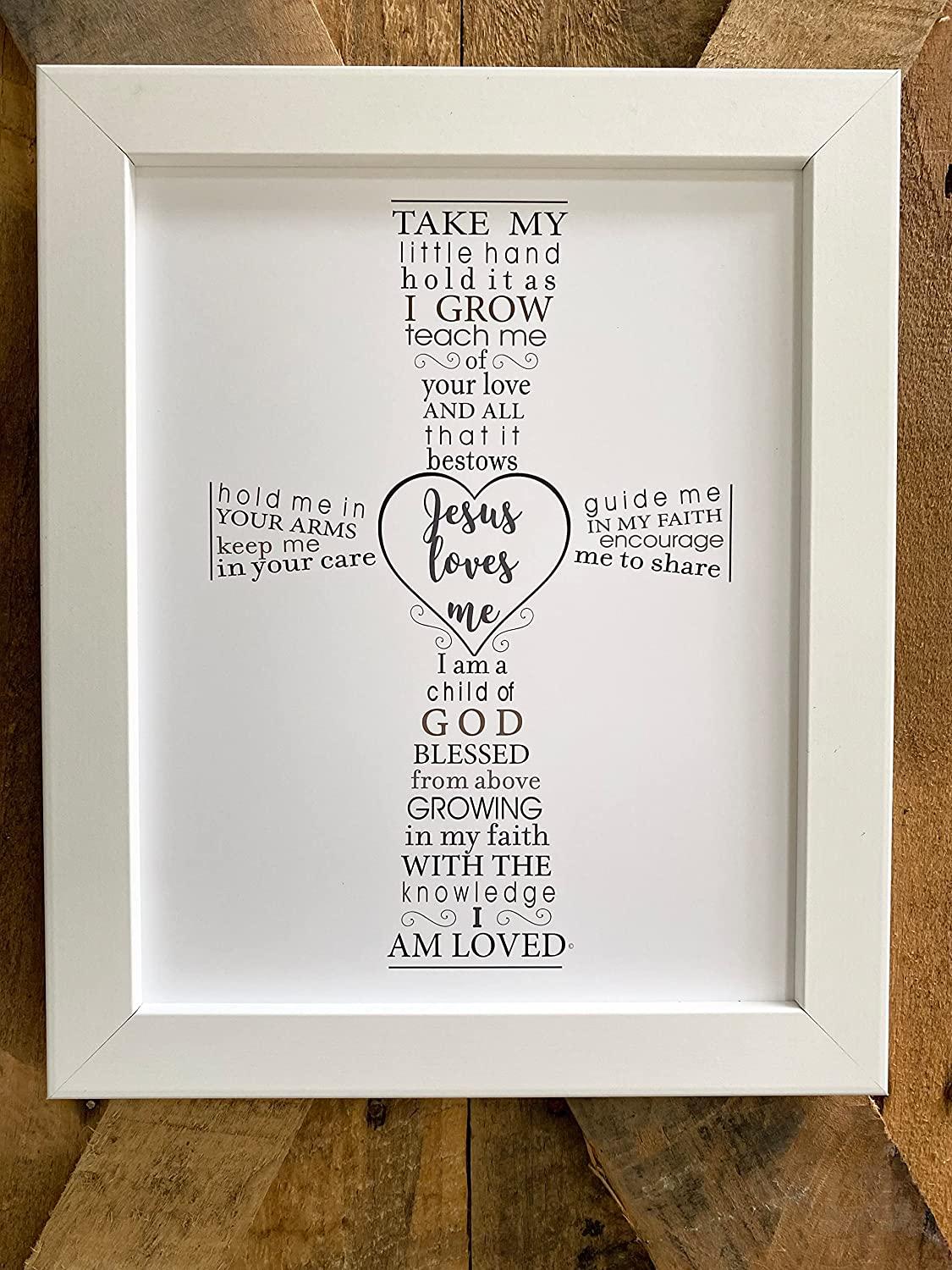 baptism frame gift