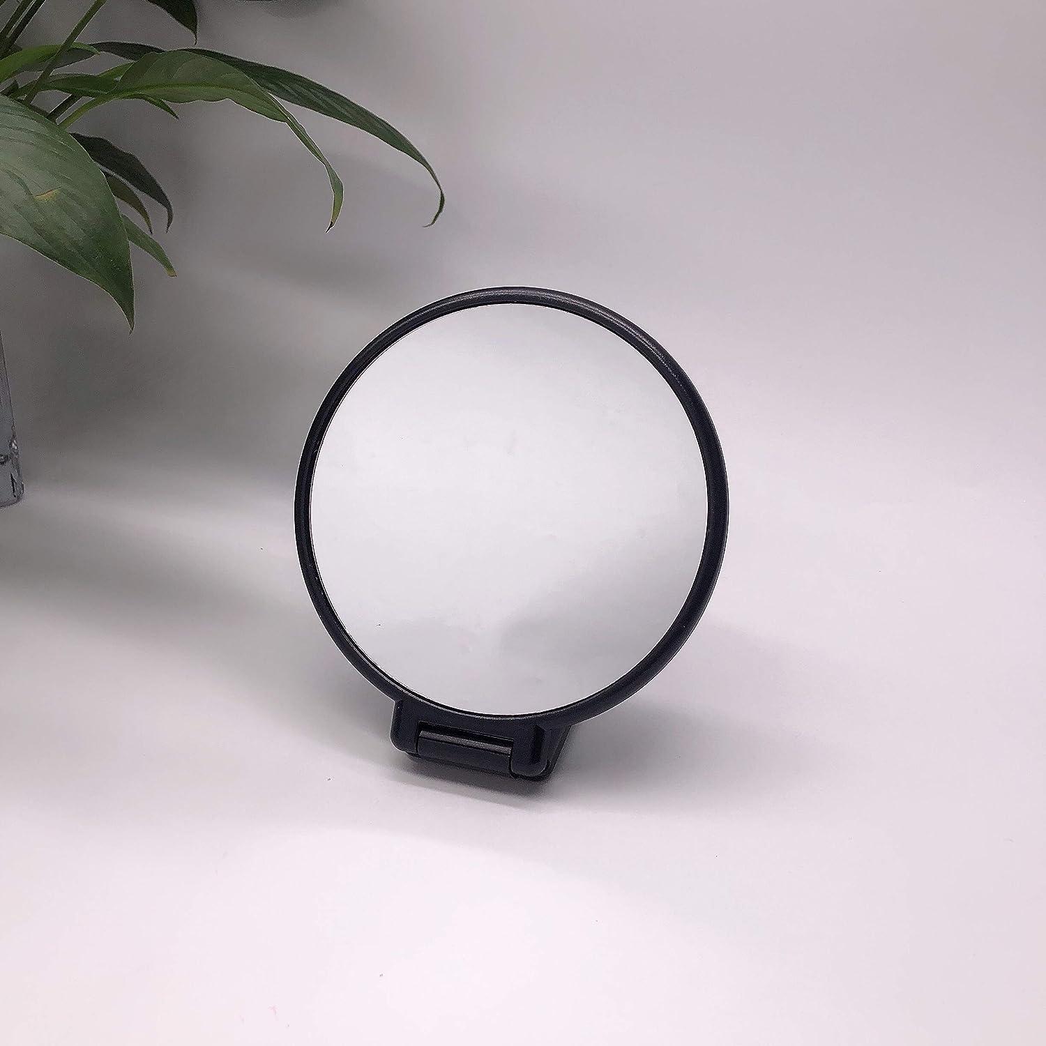 Aestivate Makeup Hand Mirror - Travel Handheld Mirror Double-Sided, 360 ...