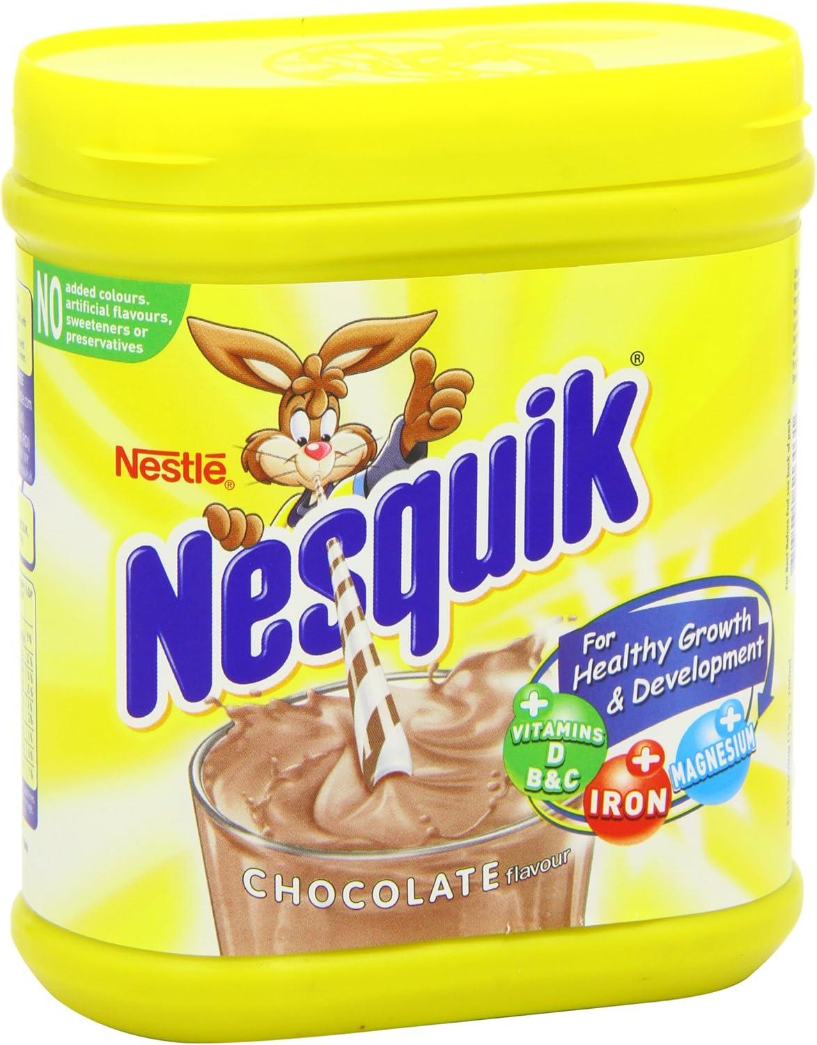 Nestle Nesquik Chocolate Flavour Milk Powder 2x500g Tubs | Buy Now with ...