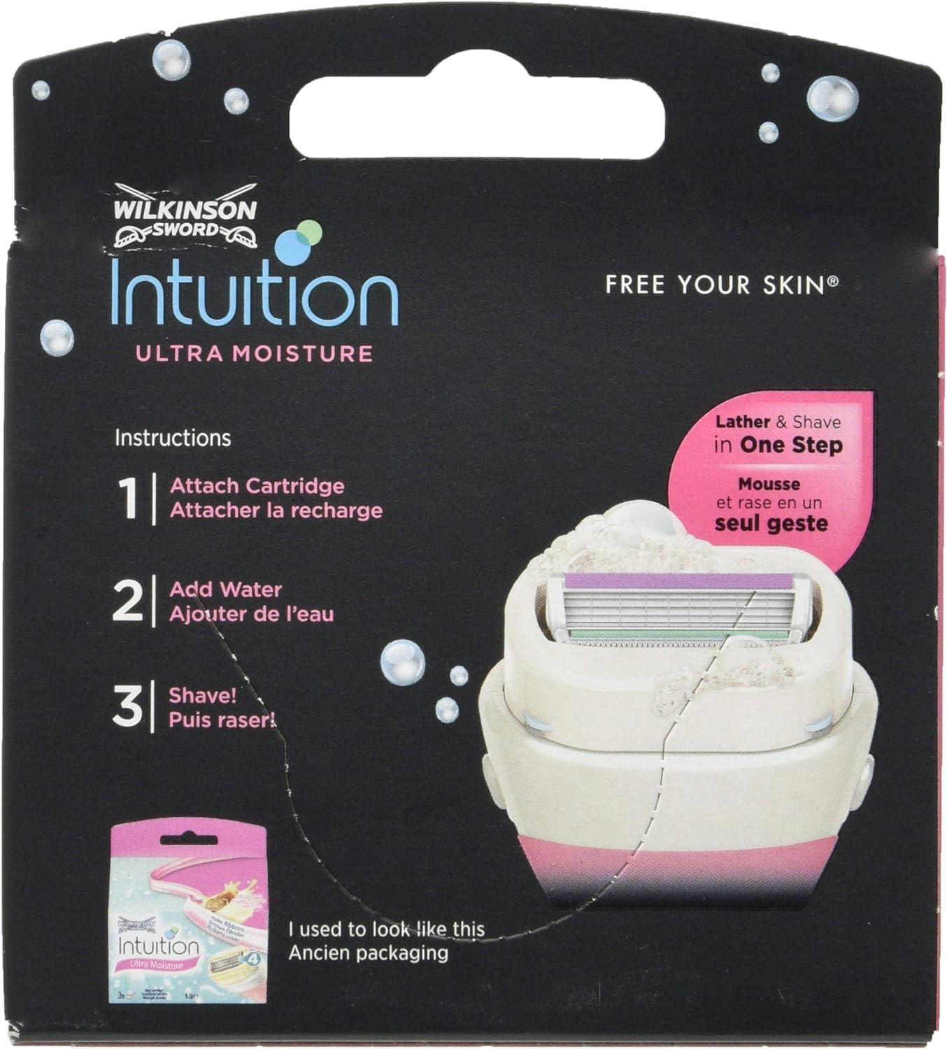 Wilkinson Sword Intuition Ultra Moisture Razors Pack of 3 | Buy Now ...