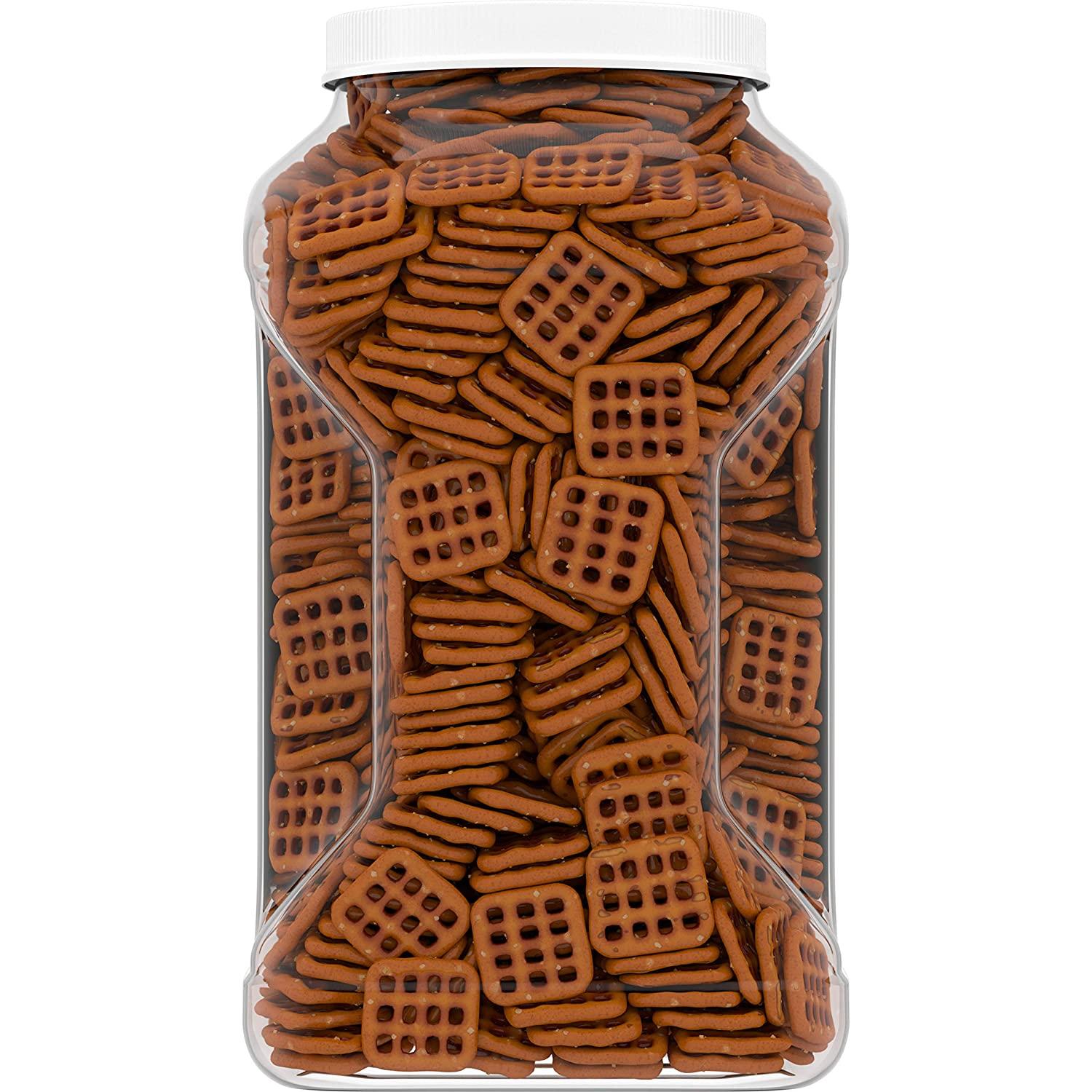 Snyder's of Hanover Pretzel Snaps 2.87 lb Canister - Crunchy Snacks 46 ...