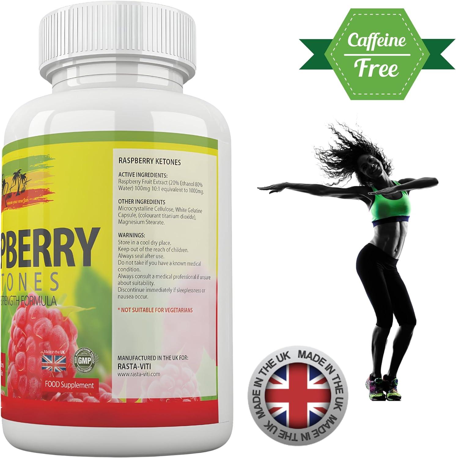 Raspberry Ketones Dietary Supplement - 60 High Strength Capsules ...