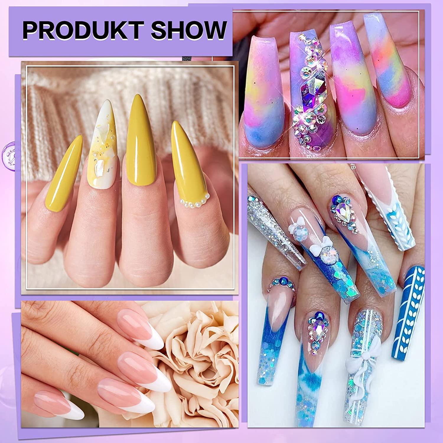 Joslove Acrylic Nail Kit Acrylic Powder And Liquid Set With 9 Colors