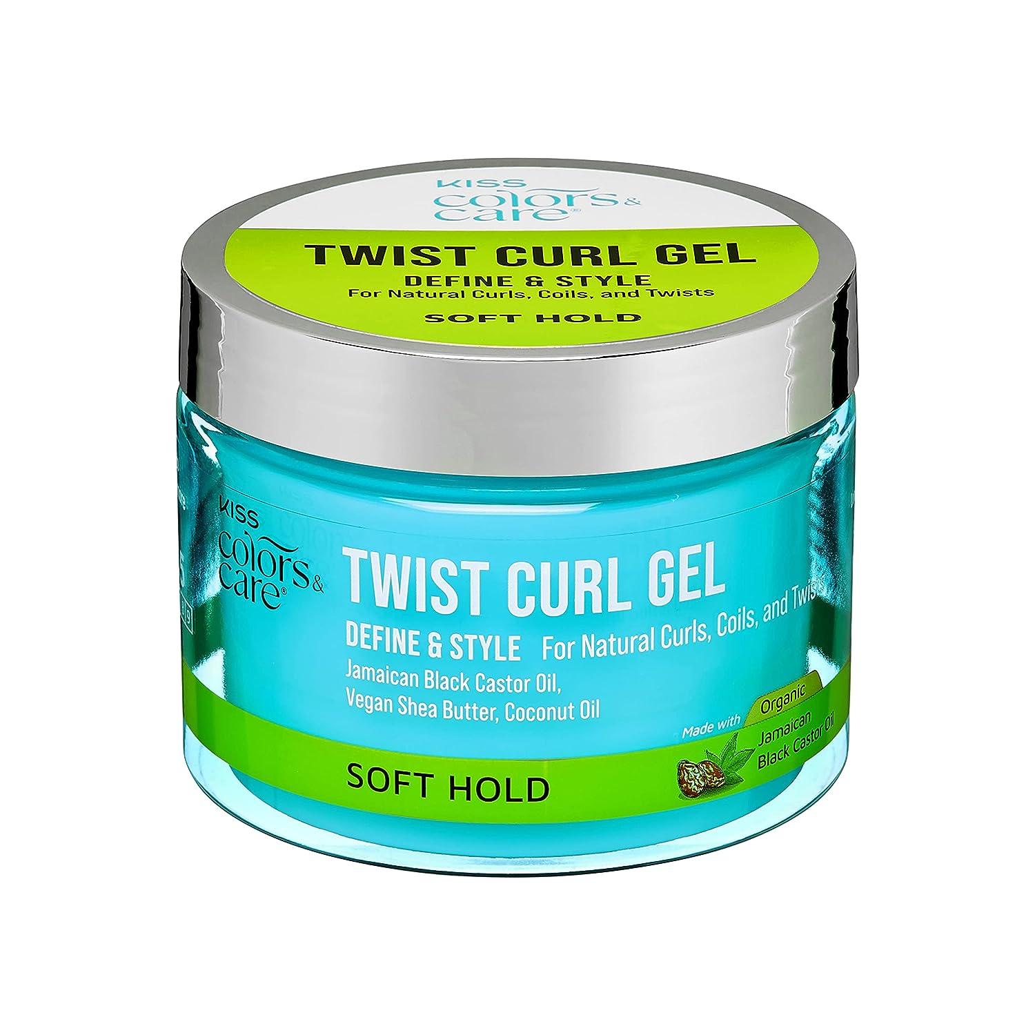 KISS COLORS & CARE Twist Curl Gel 6 oz. - Flexible Hold | Moisturizing ...