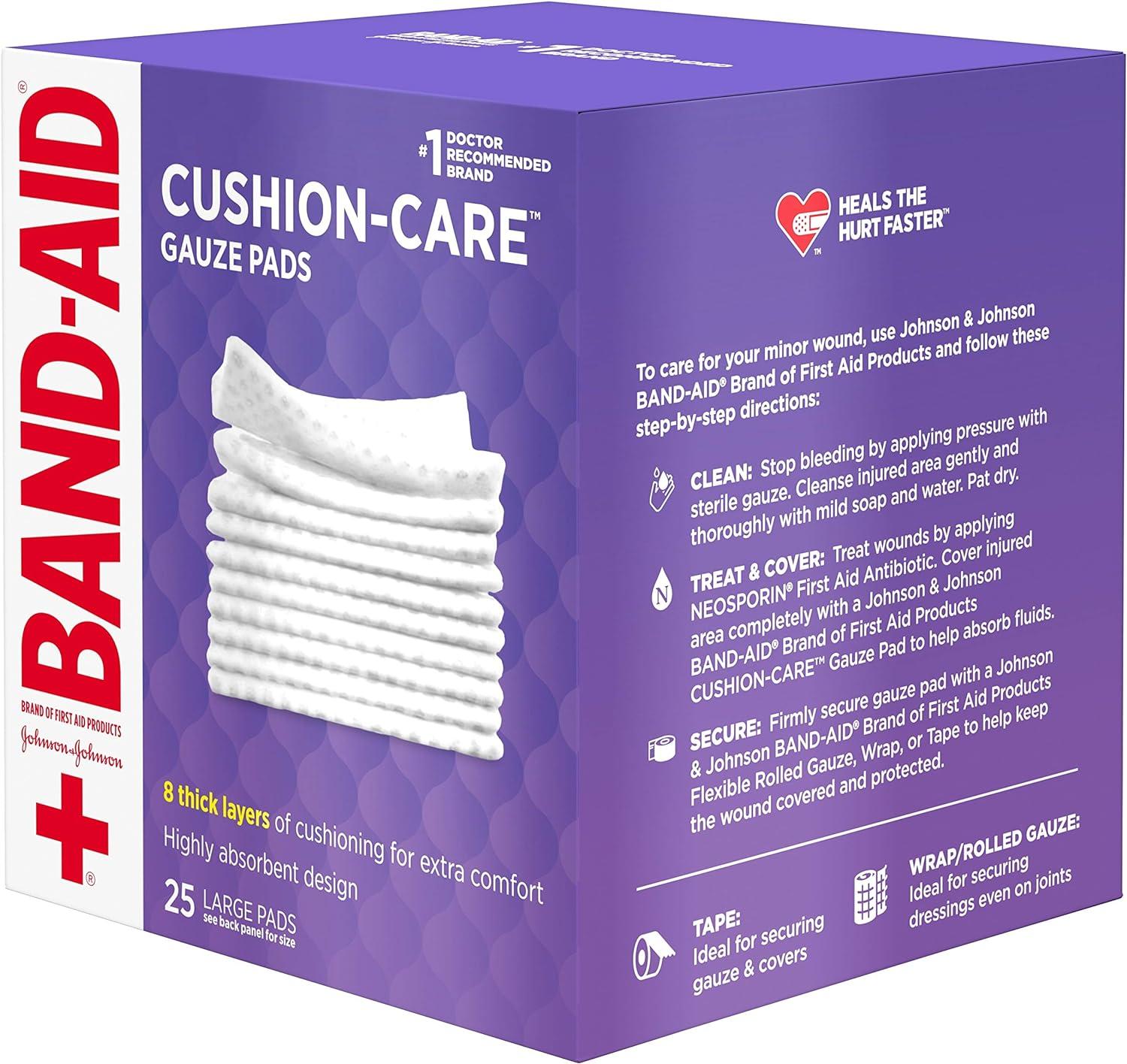 American Red Cross Johnson & Johnson Band-Aid Gauze Pads - 25 Count