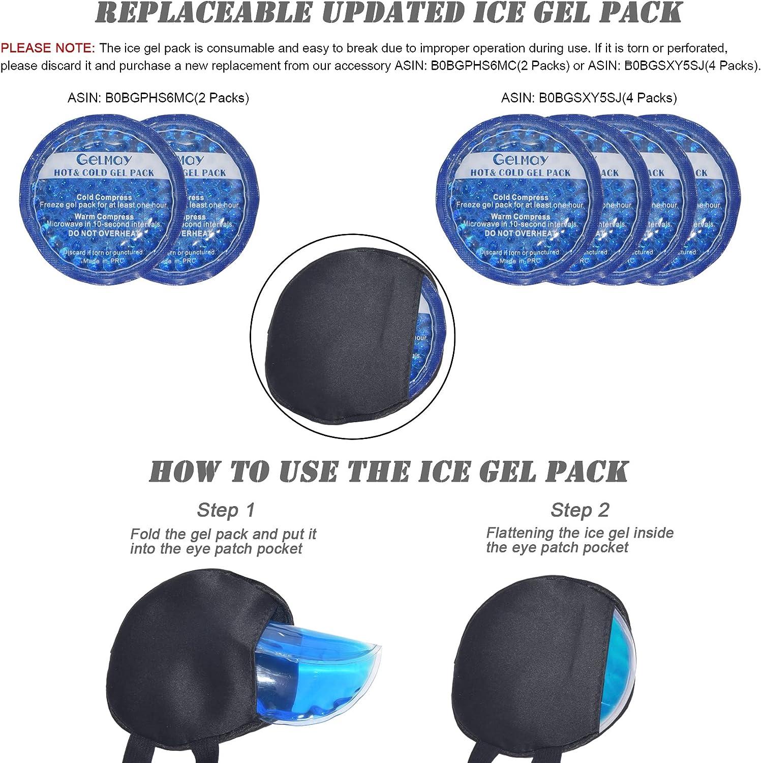 GELMAY Silk Ice Eye Patch for Strabismus Lazy Puffy Eyes - Hot Cold ...