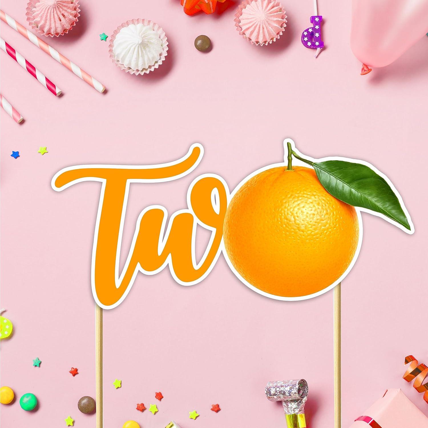 Seyal Orange Two Cake Topper | Buy Now with Express International ...