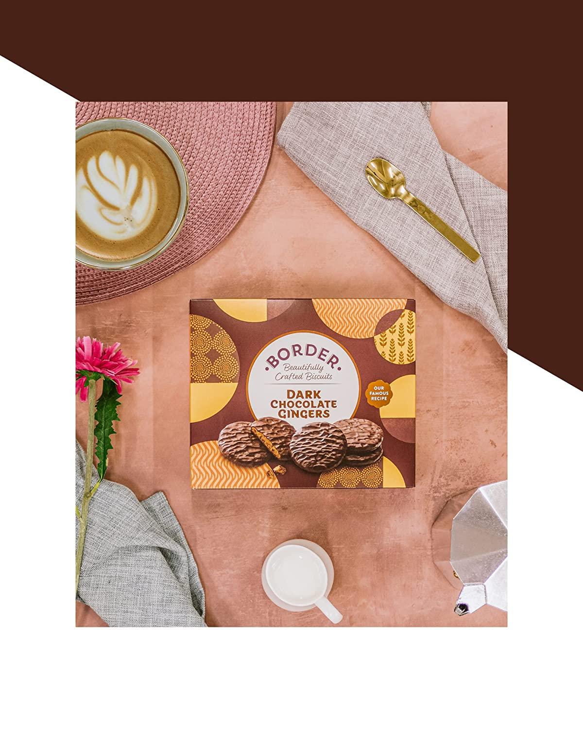 Border Dark Chocolate Gingers 255g (2 Pack) | Authentic UK Recipe | Buy ...