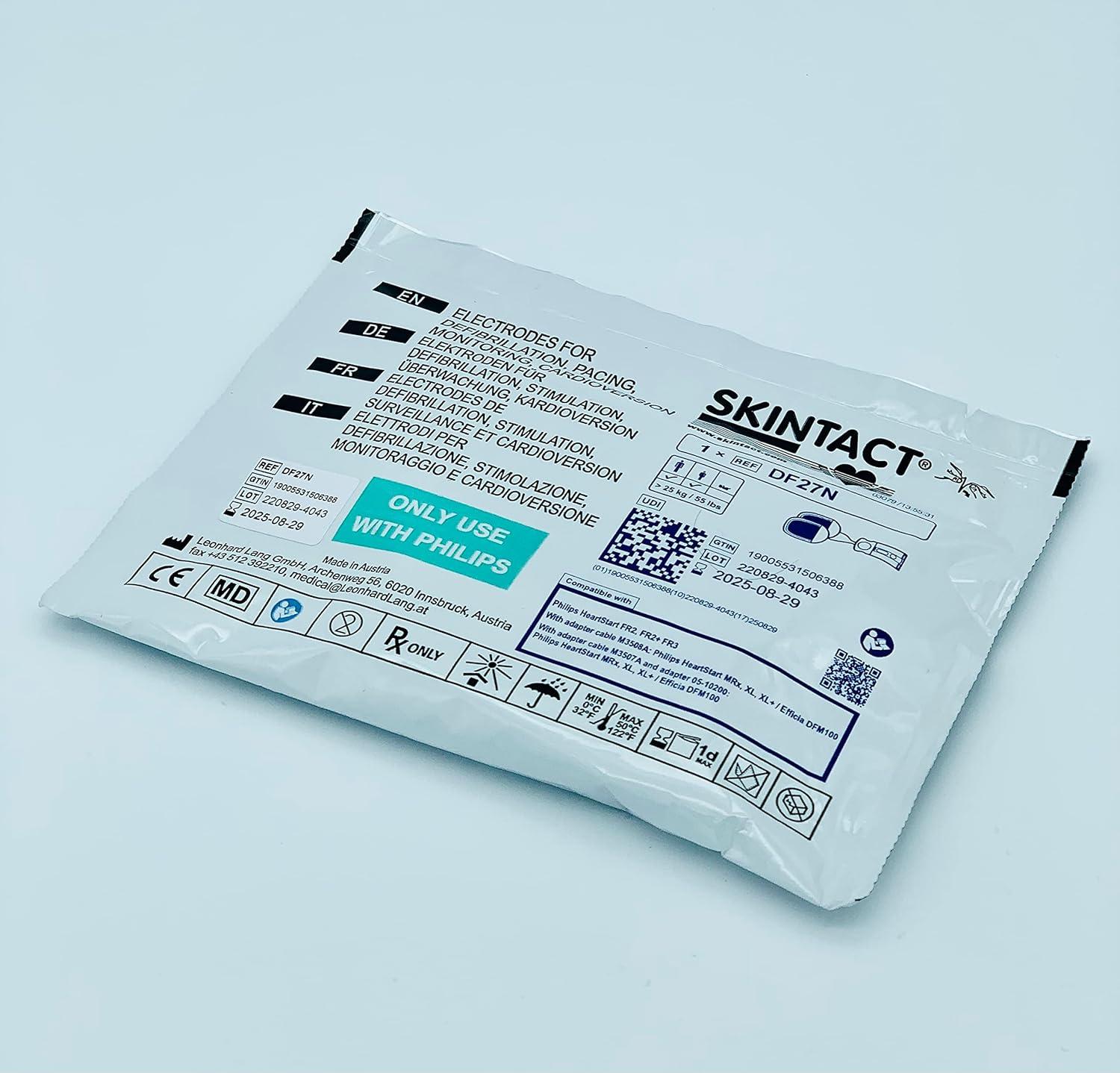 SKINTACT Adult Defib Pads - Compatible with Philips HeartStart FR2/FR2 ...