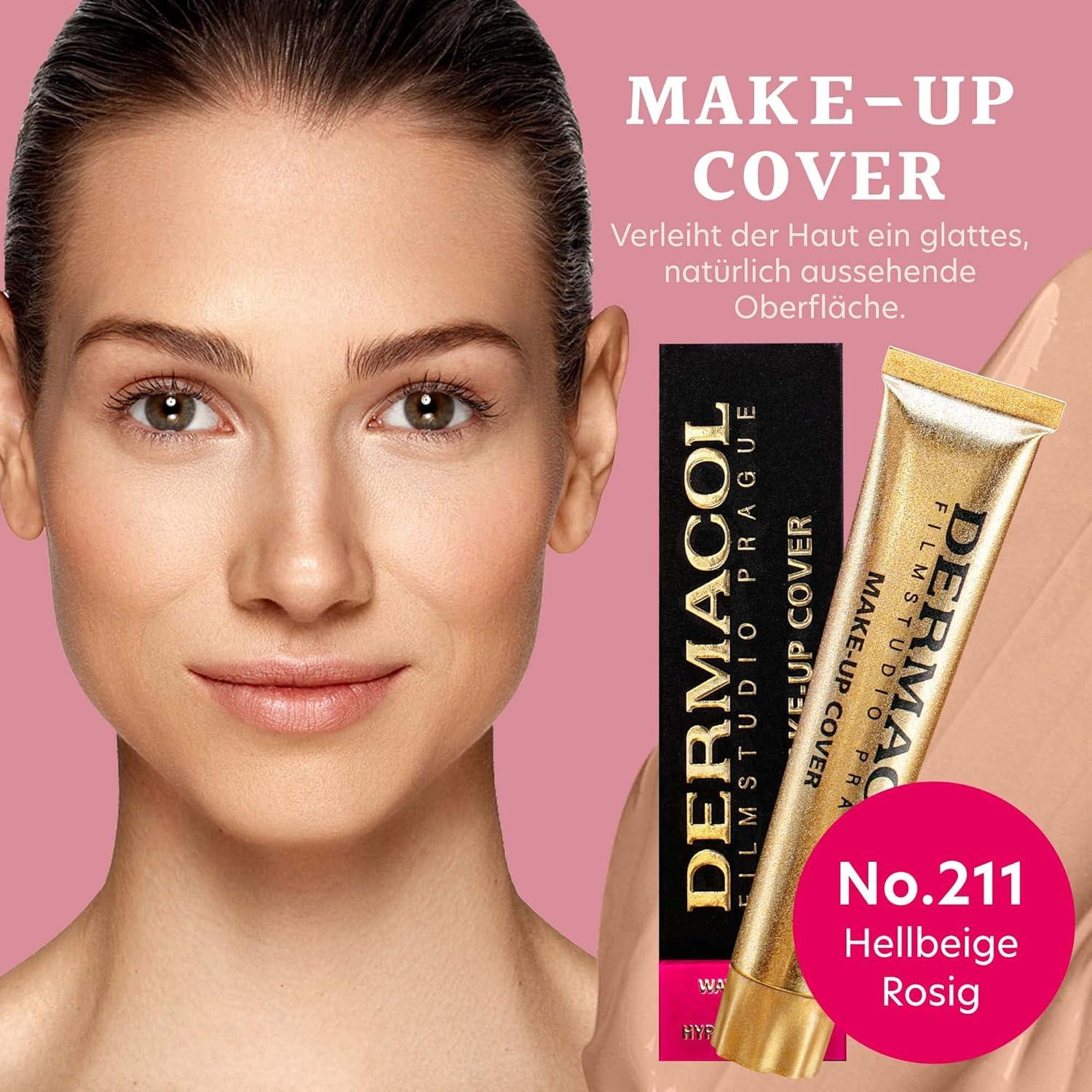 Dermacol Full Coverage Foundation - Matte Liquid Makeup with SPF 30 ...