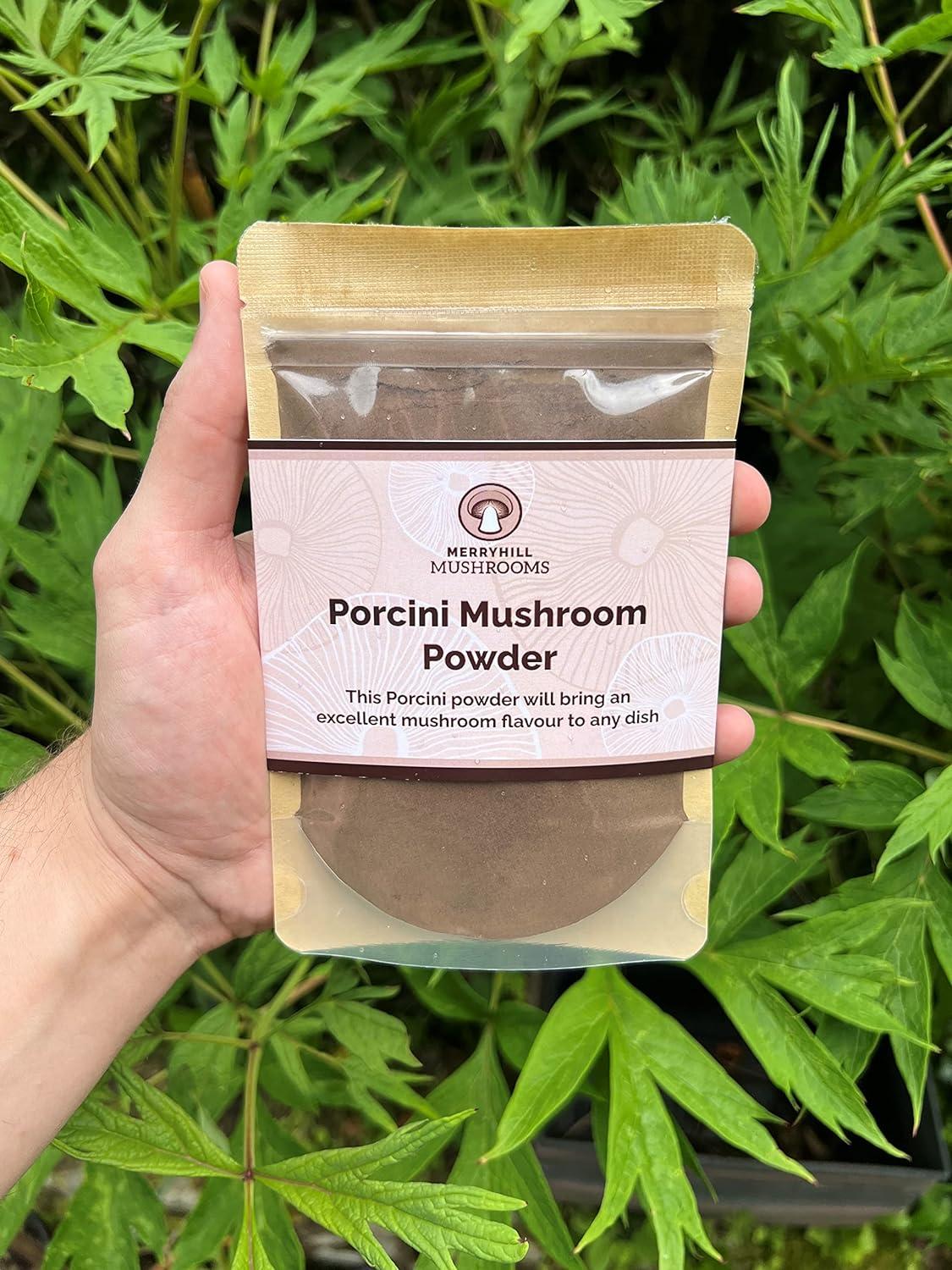 Merryhill Mushrooms Porcini Powder (60g) - Premium Quality Mushroom ...