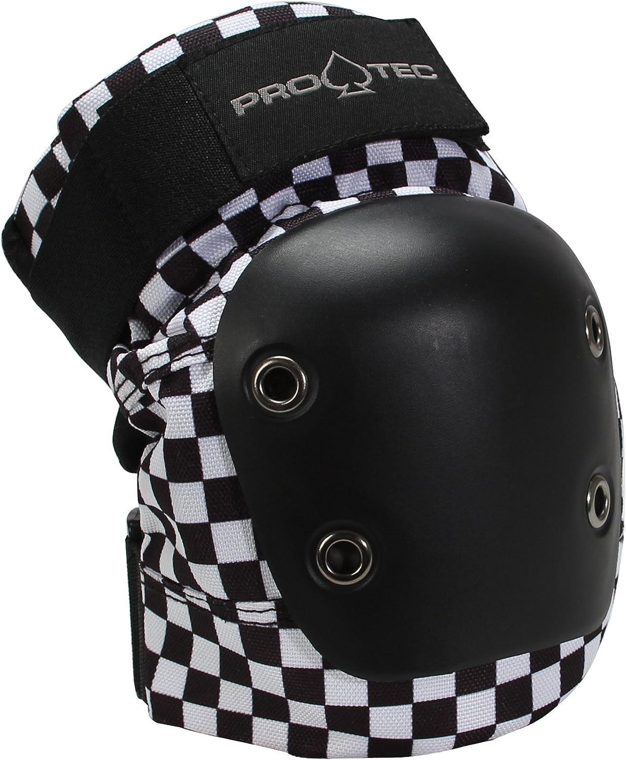 Pro-Tec Black Checker Elbow Pads XL - Protective Gear for Skateboarding ...