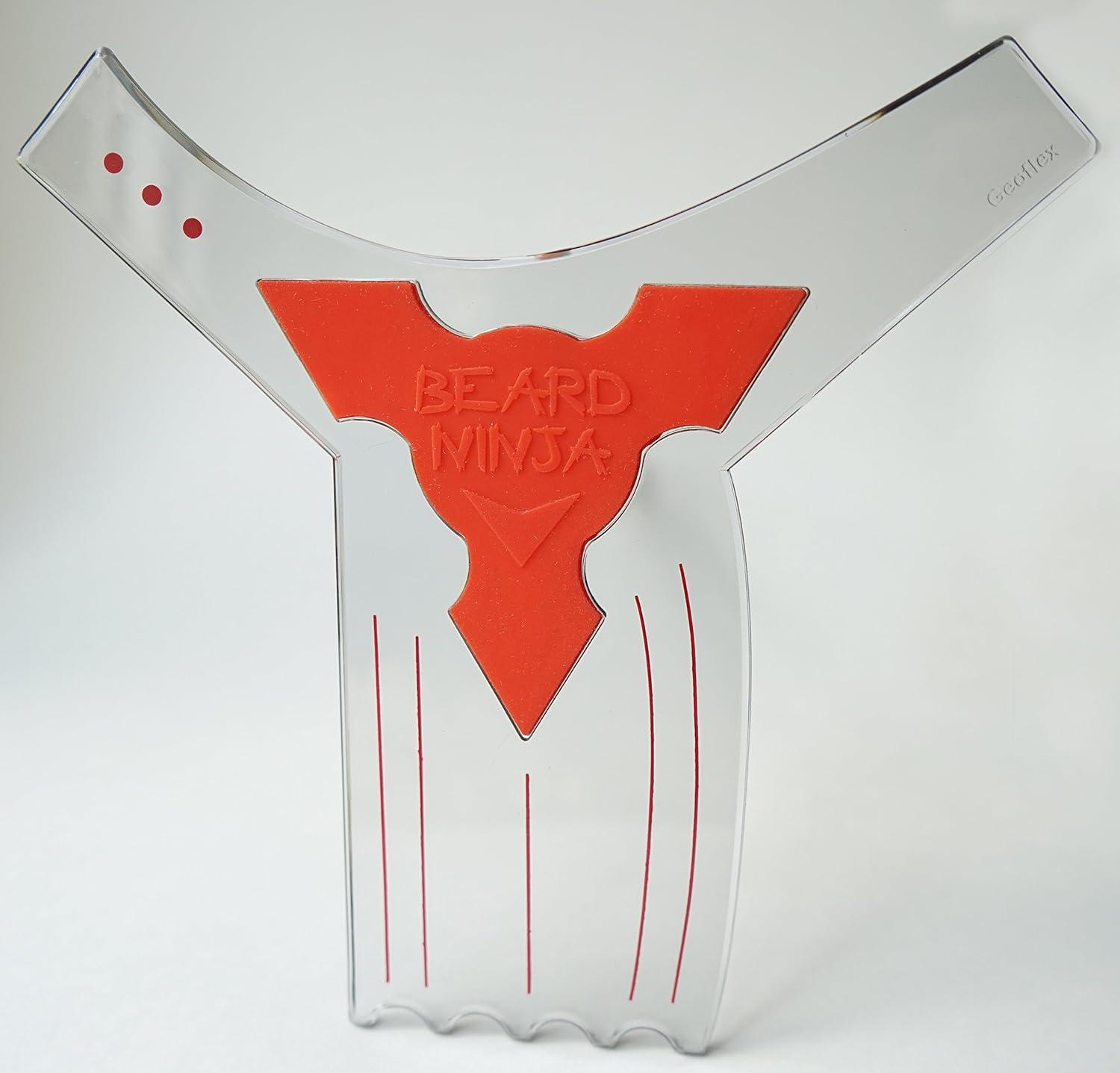 BEARD NINJA Beard Shaping Tool - Lineup & Edging Template for Goatee ...