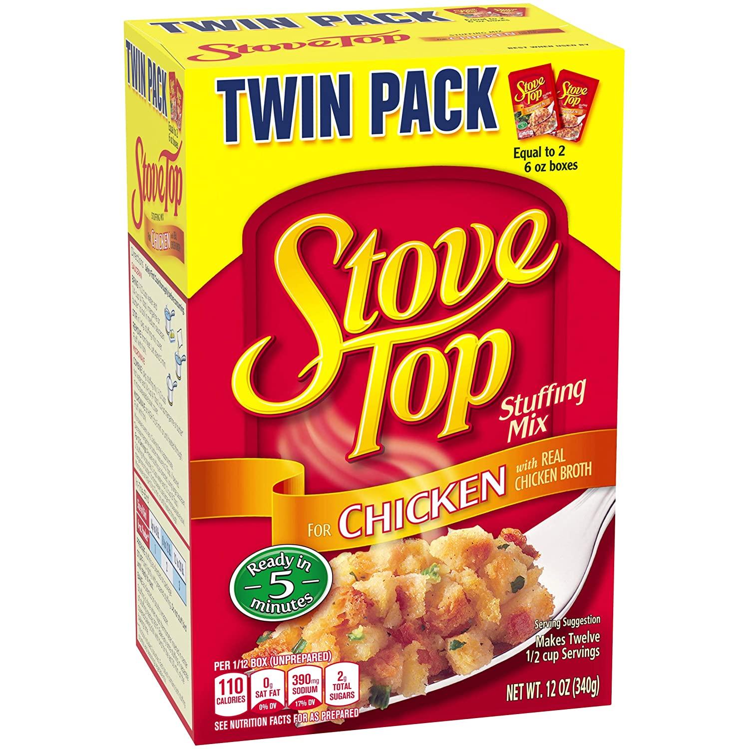 Stove Top Twin Pack Chicken Stuffing Mix (12 oz Box)