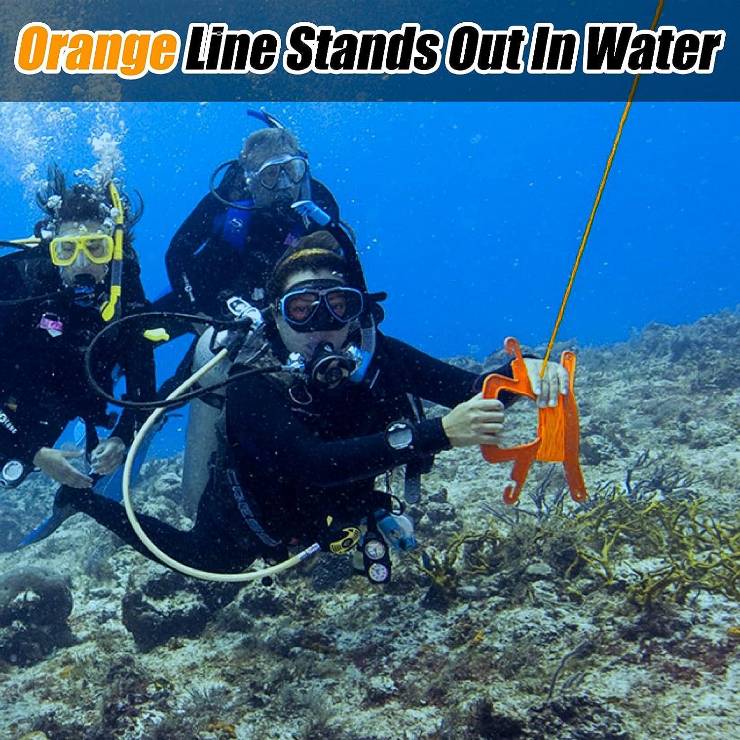 Pluzluce 150ft Scuba Diving Reel Line Replacement - 2mm High Strength ...