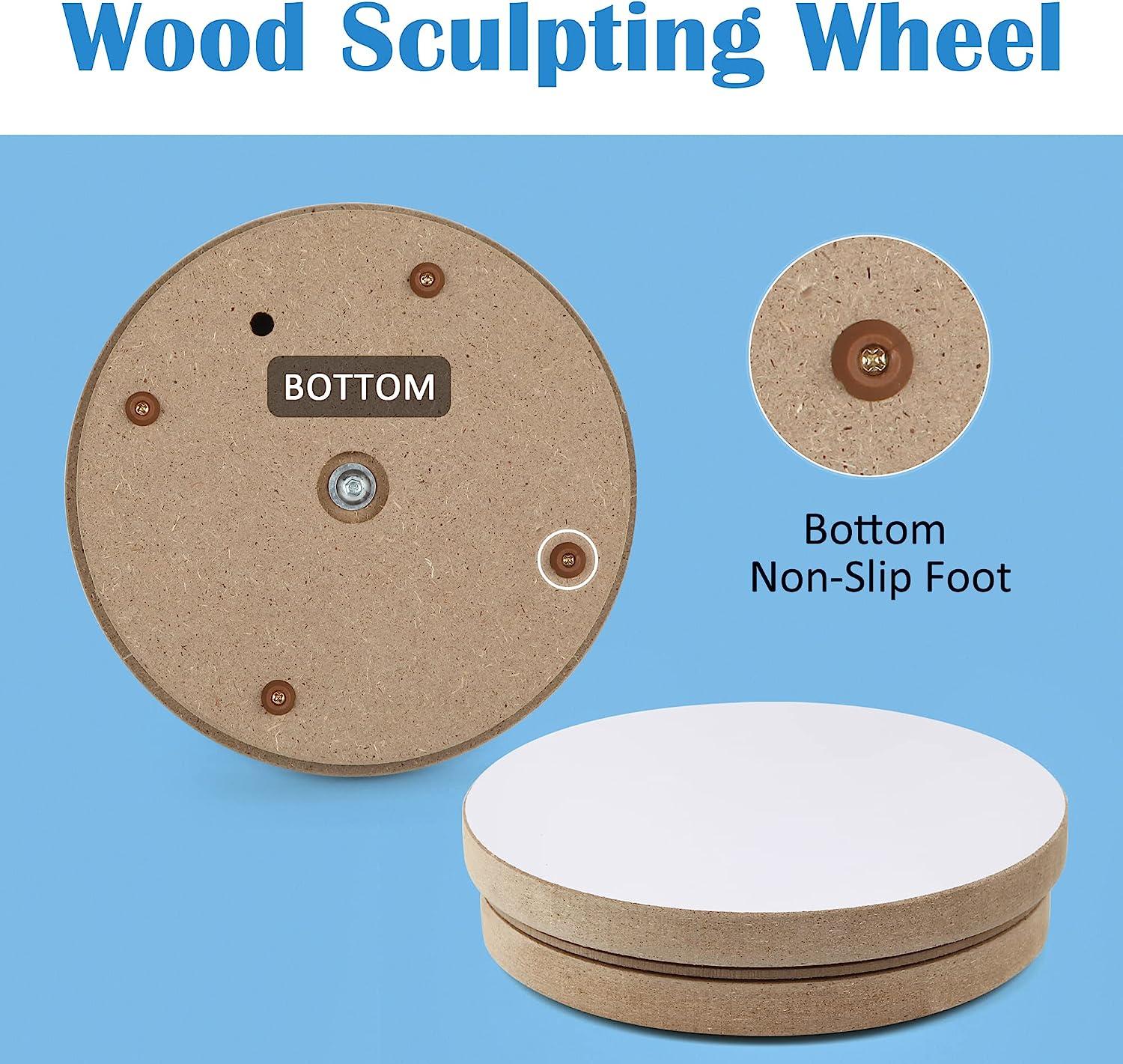 Falling in Art 8 Mini Banding Wheel - Wood Turn Table for Sculpting ...