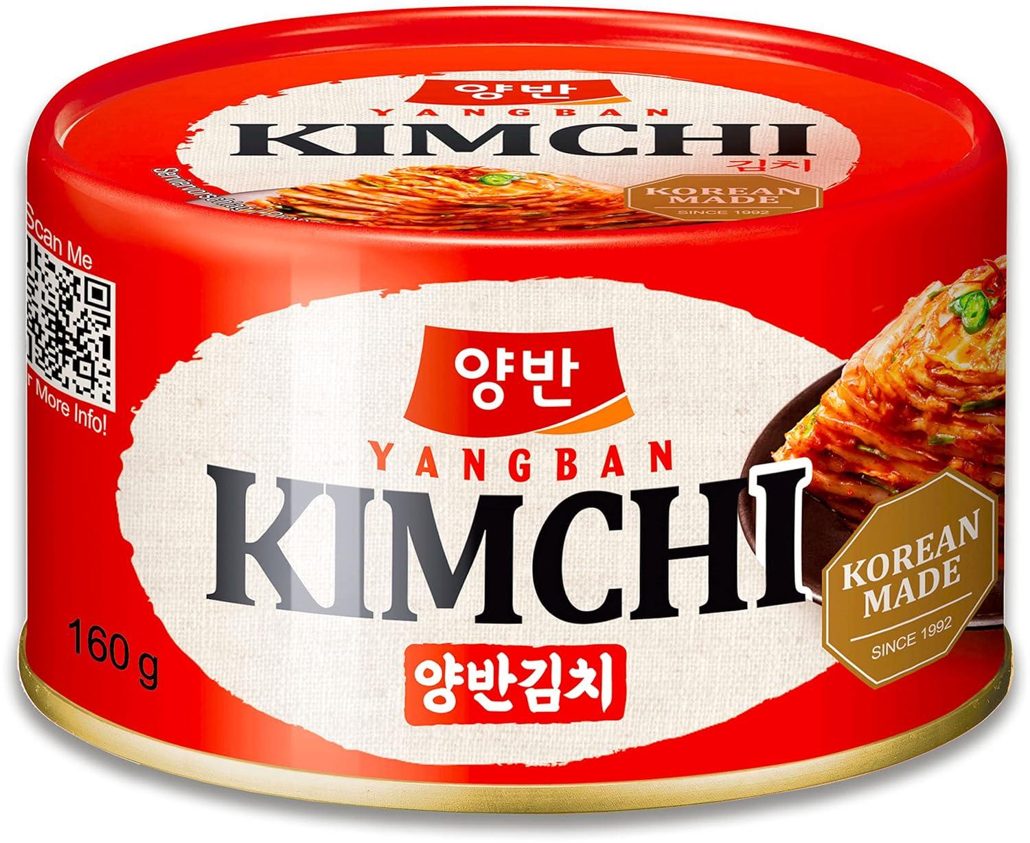 DONGWON Kimchi | Authentic Korean Pickled Cabbage 12x160g | Kim Chi with Lucky Wooden Doll ...