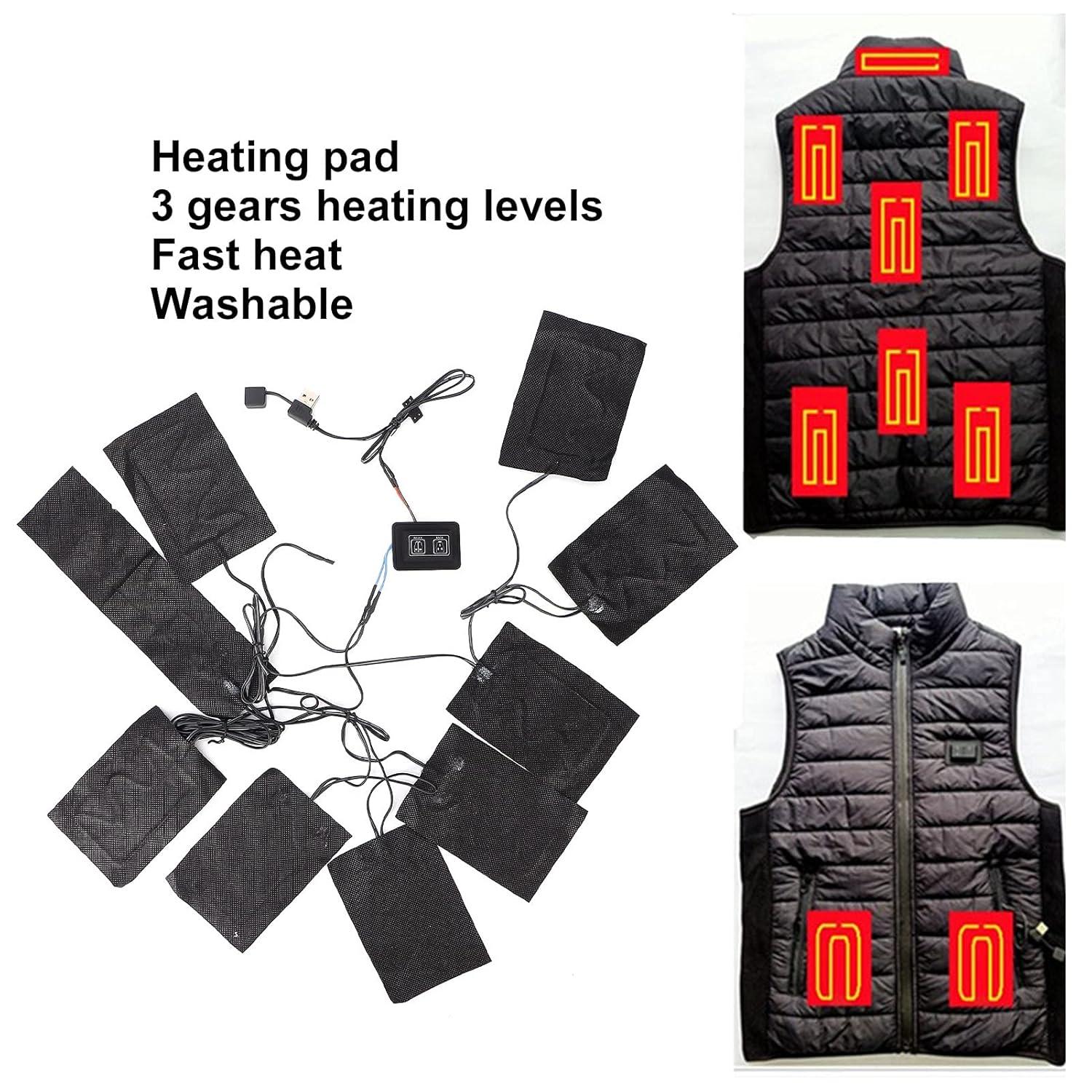 Buy Portable Electric Fabric Heating Pad - 3 Speed Adjustable ...