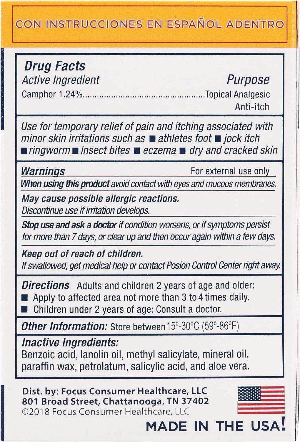 Blue Star Anti-Itch Medicated Ointment 2 oz (Pack of 4) - Fast Relief ...