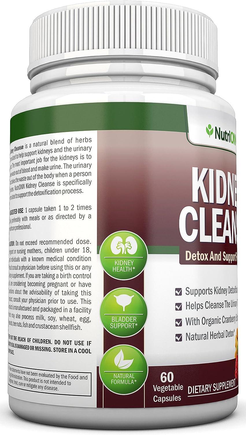 Organic Kidney Cleanse Supplement - Supports Urinary Tract Health with ...
