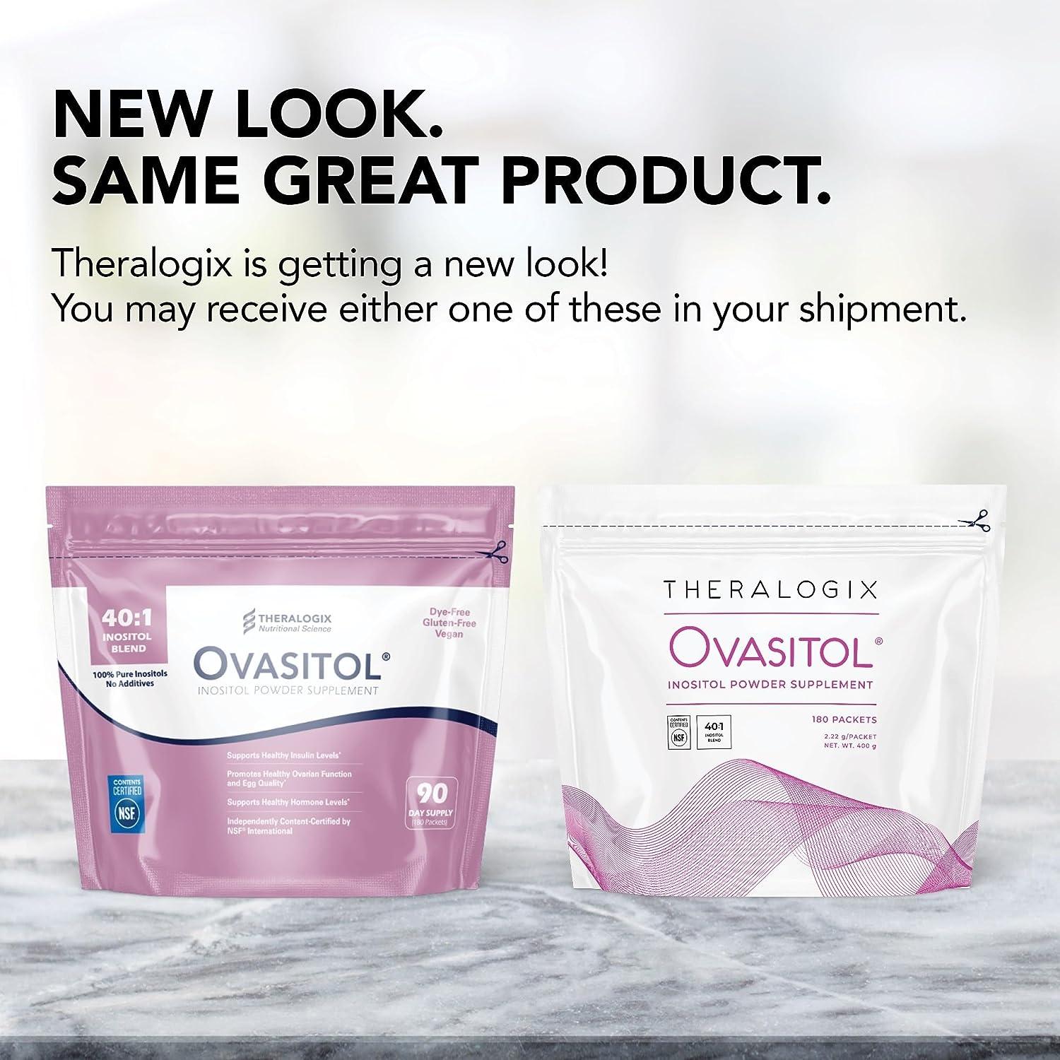 Ovasitol Inositol Powder Packets - 90 Day Supply | 4000mg Myo Inositol ...