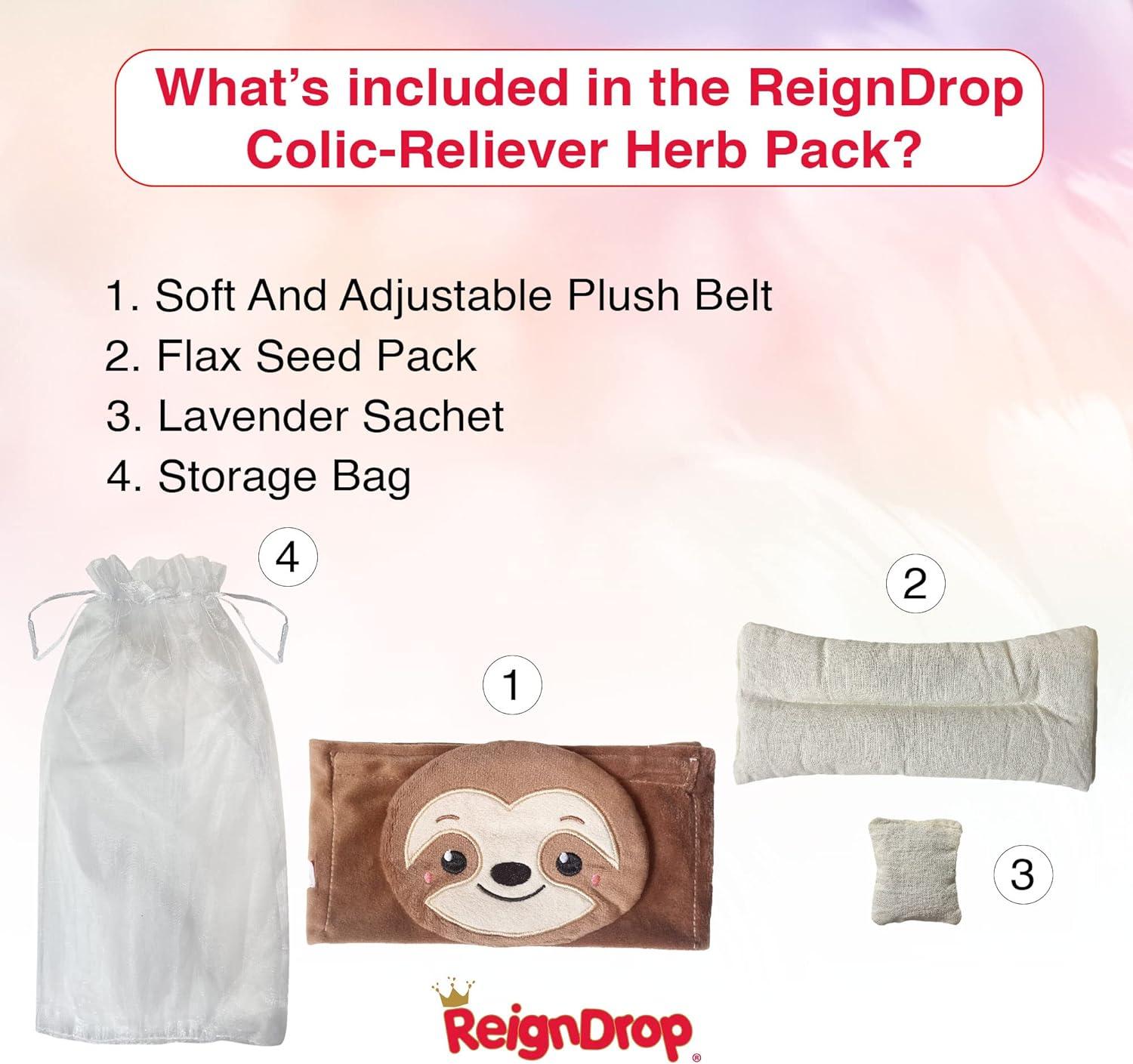 ReignDrop Stomach Wrap for Newborns - Gas & Colic Relief Baby Belt with ...