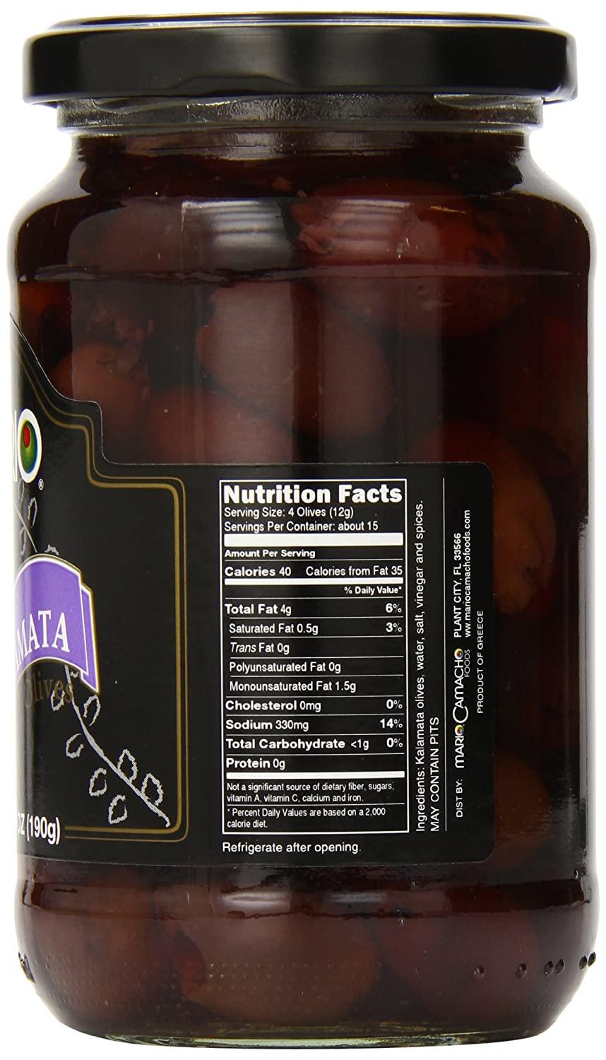 Mario Camacho Foods Pitted Kalamata Olives 6.50 oz - Mediterranean ...